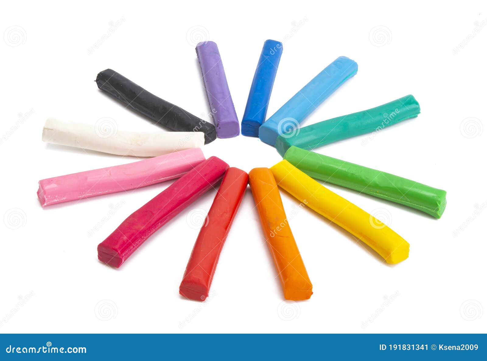 Colored Plasticine Isolated Stock Image - Image of design, colour ...