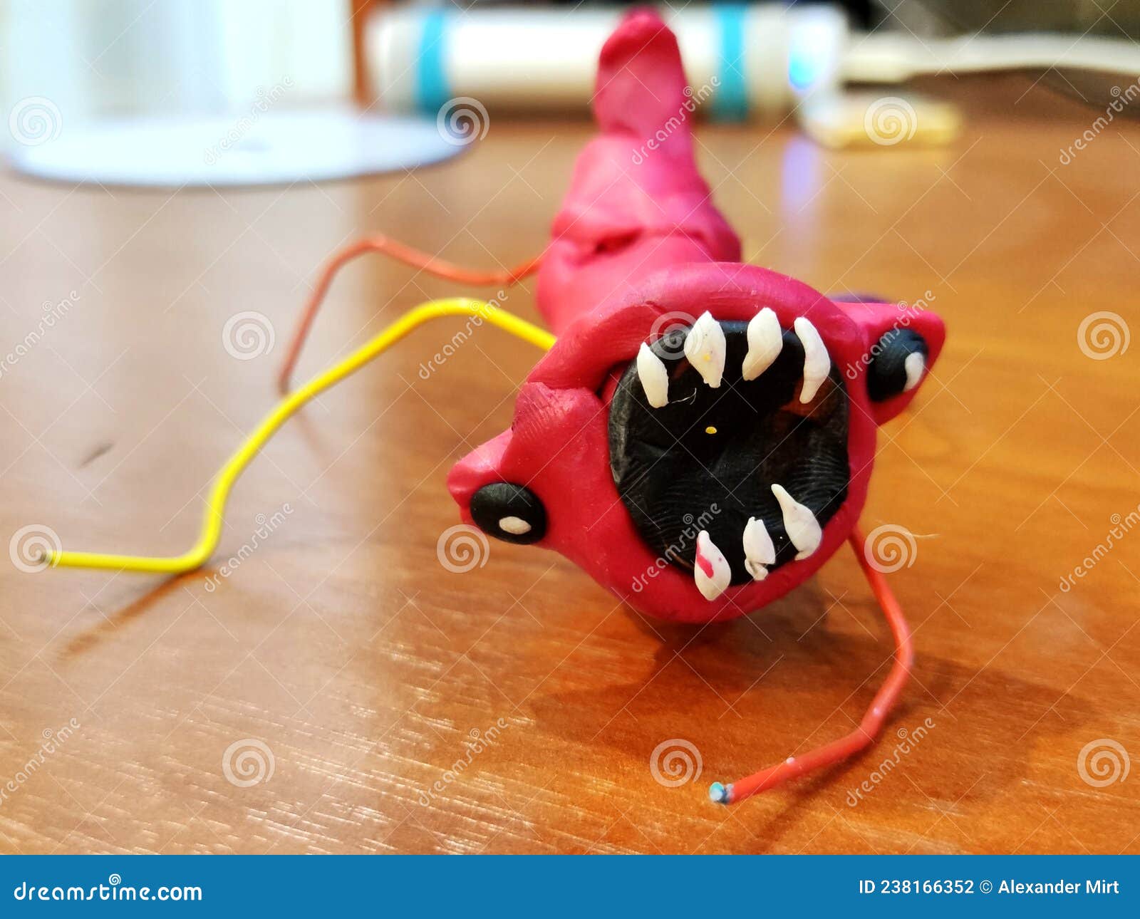 Colored Plasticine Predator Pet Stock Photo - Image of golden, cookies ...