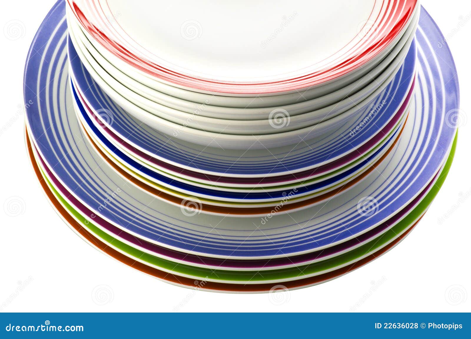 Colored plate stock photo. Image of bright, colorful - 22636028
