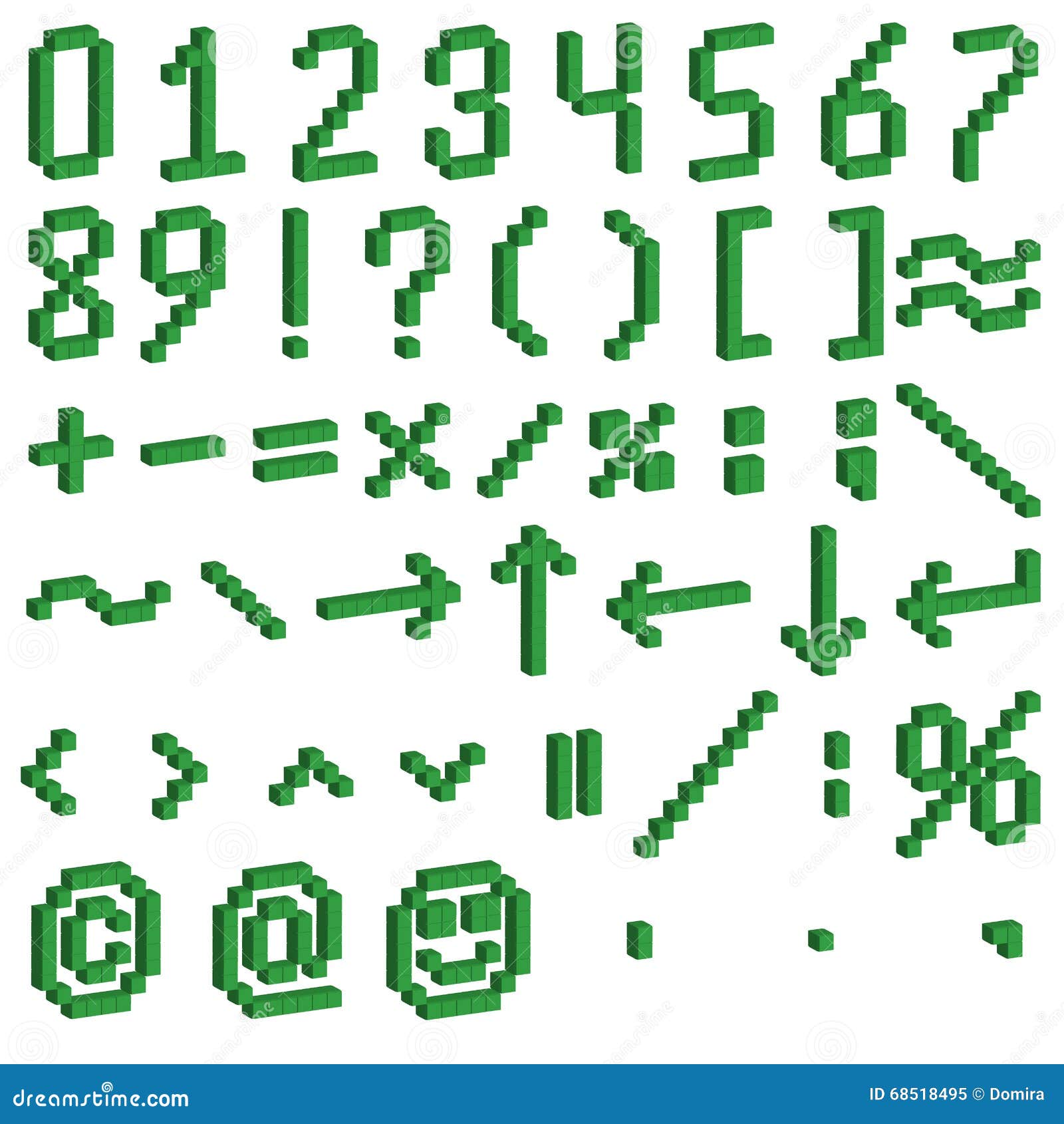 Colored Plates with Numbers and Mathematical Symbols Stock Vector ...