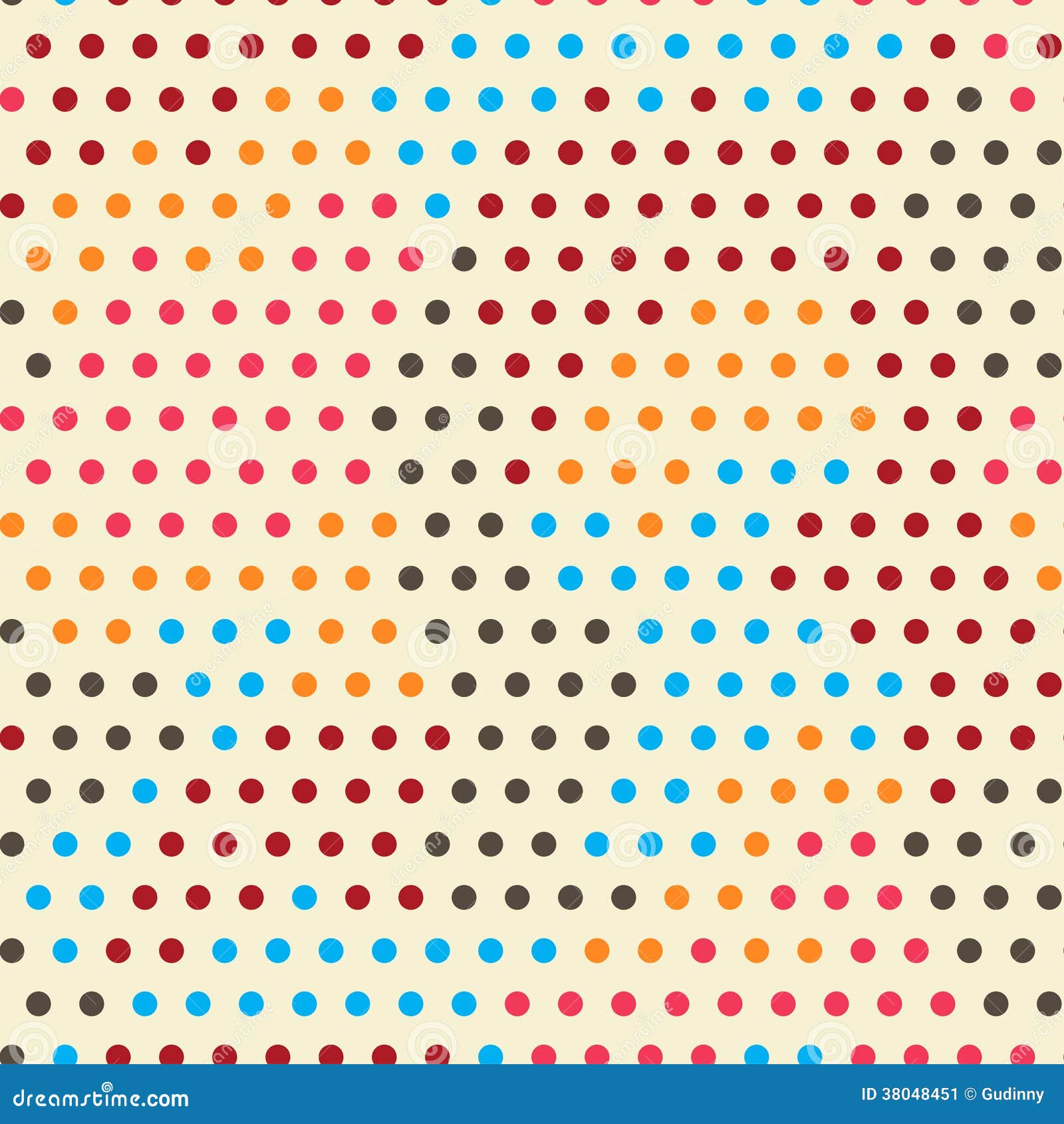 Colored Points Seamless Pattern Stock Vector - Illustration of halftone ...