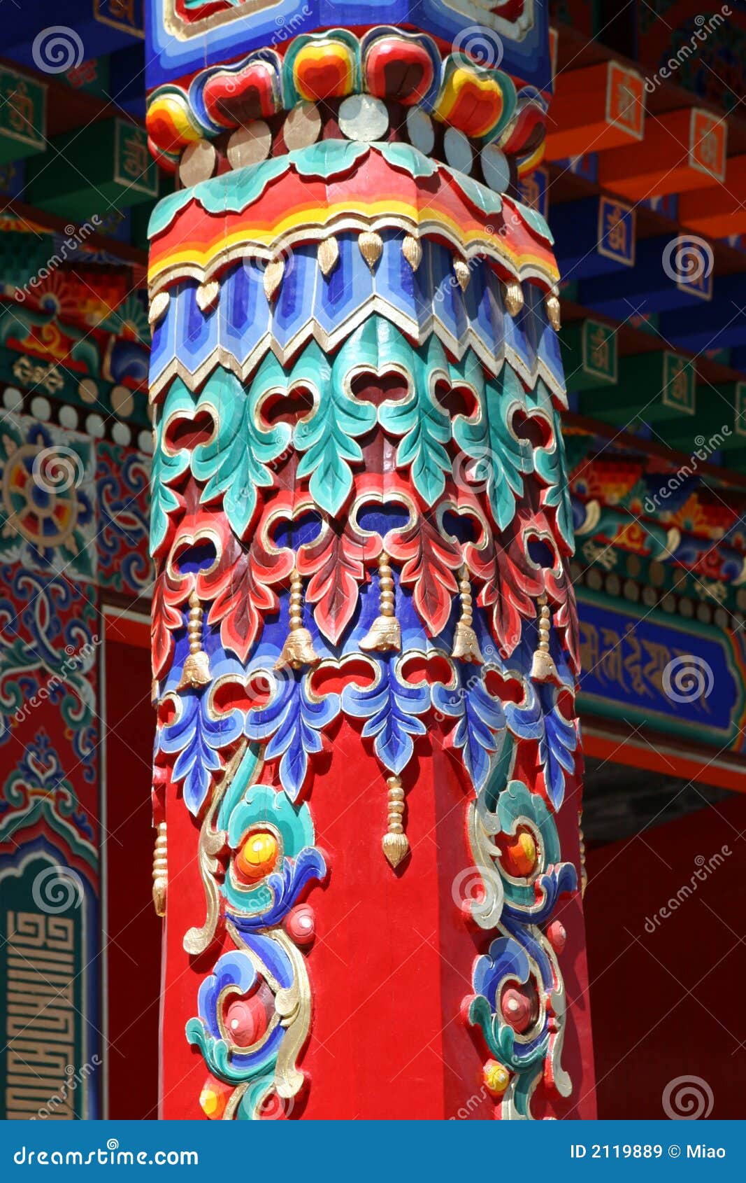 Colored Pole stock image. Image of color, asia, colored - 2119889
