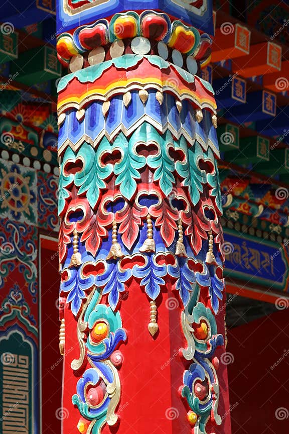 Colored Pole stock image. Image of color, asia, colored - 2119889