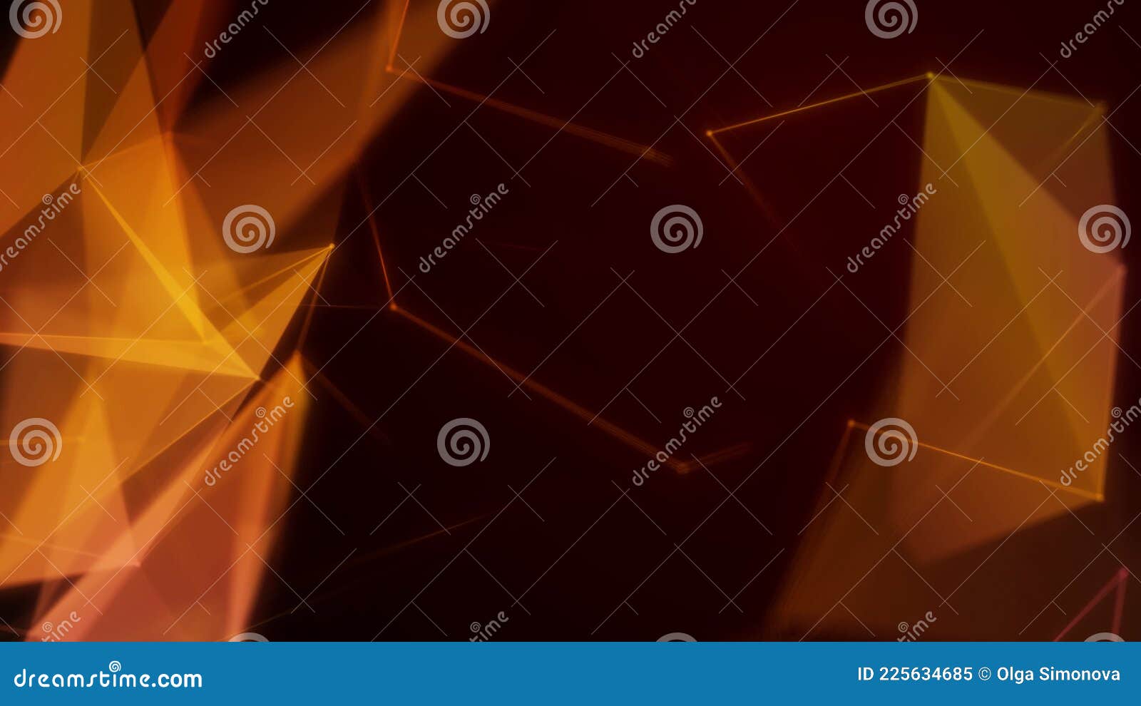 Colored Polygonal Space with Dots and Lines Motion Stock Video - Video ...