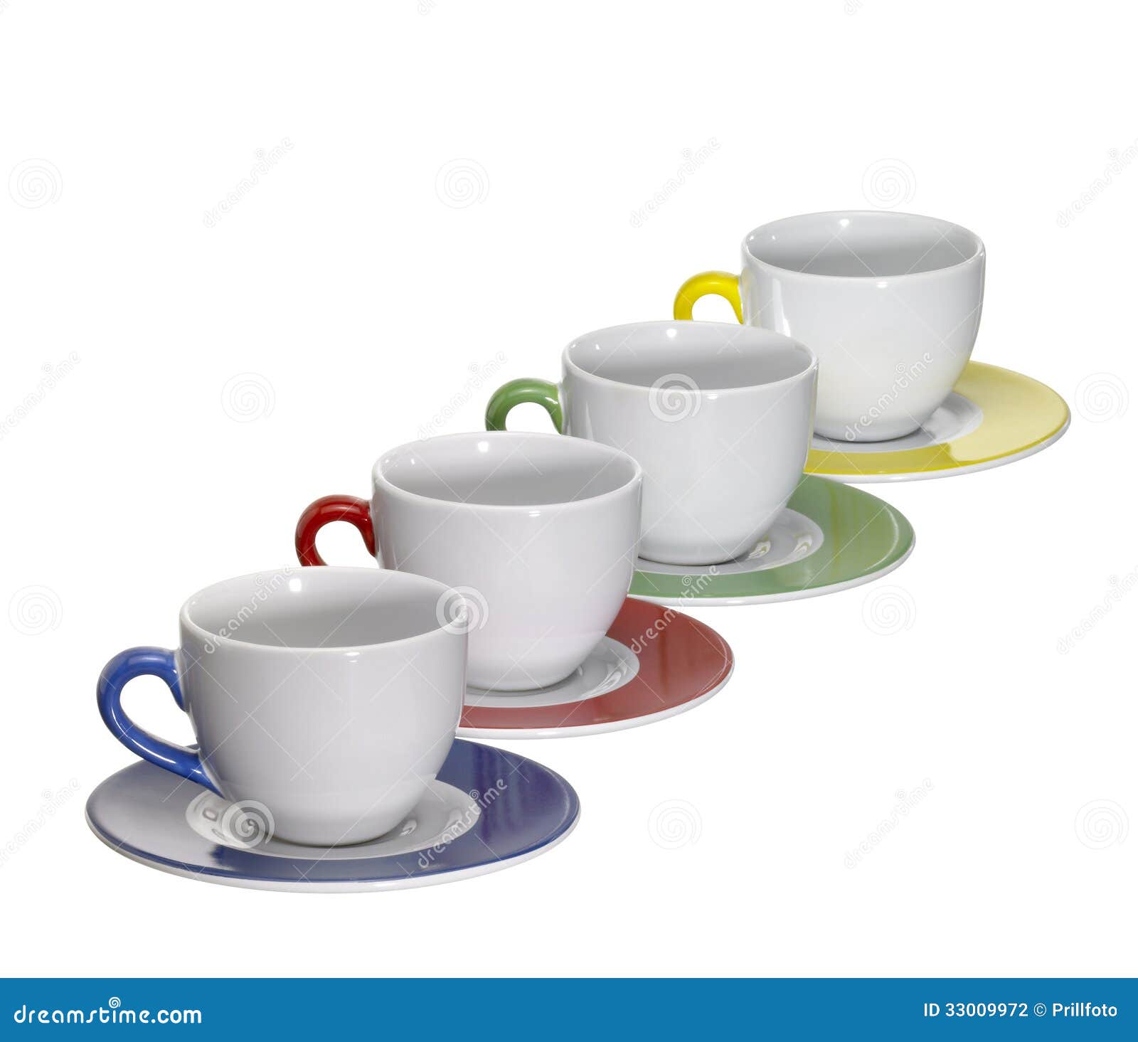 Colored porcelain cups stock photo. Image of life, utensil - 33009972