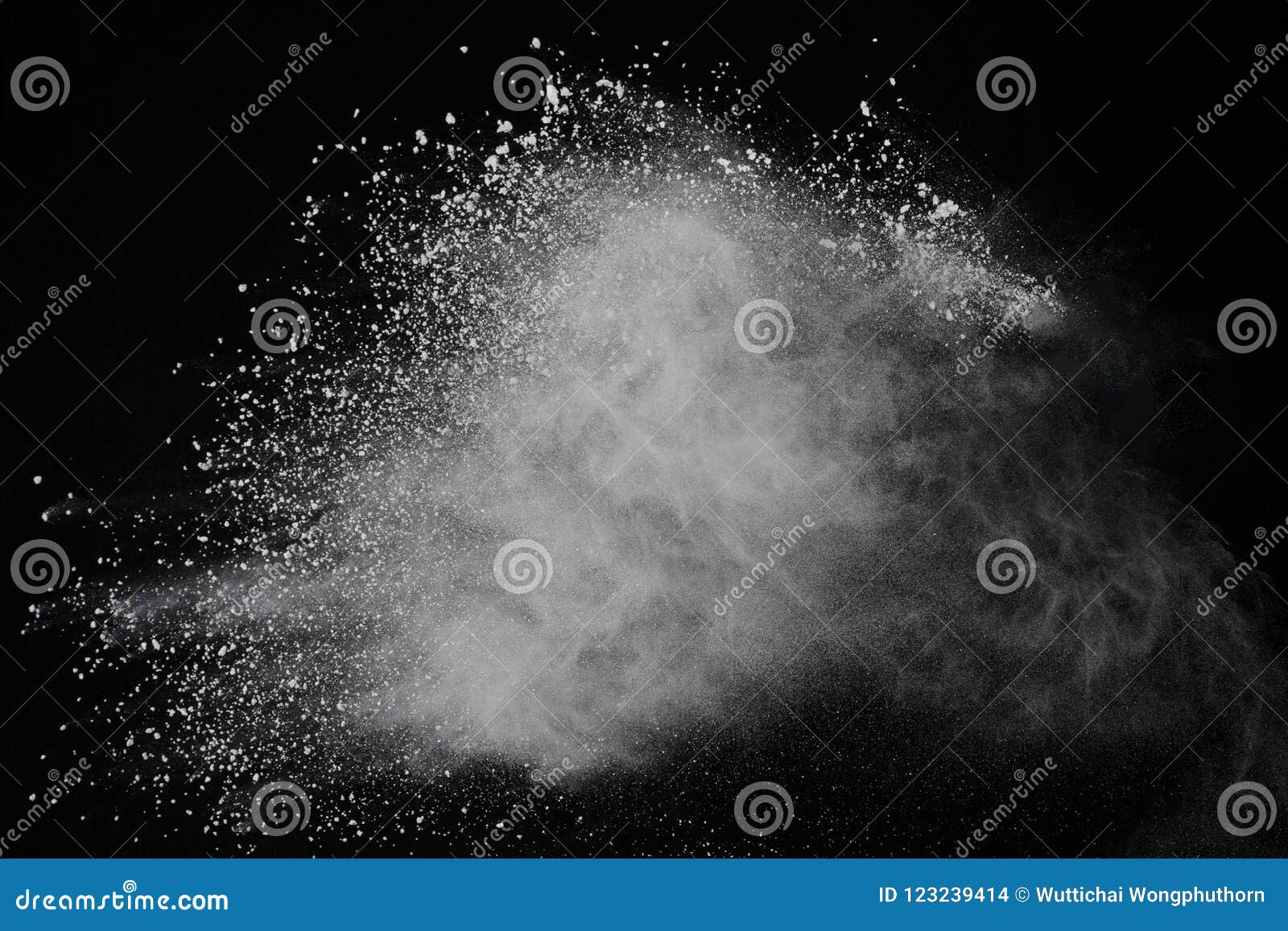 Colored Powder Explosion. Colore Dust Splatted. Stock Photo - Image of ...