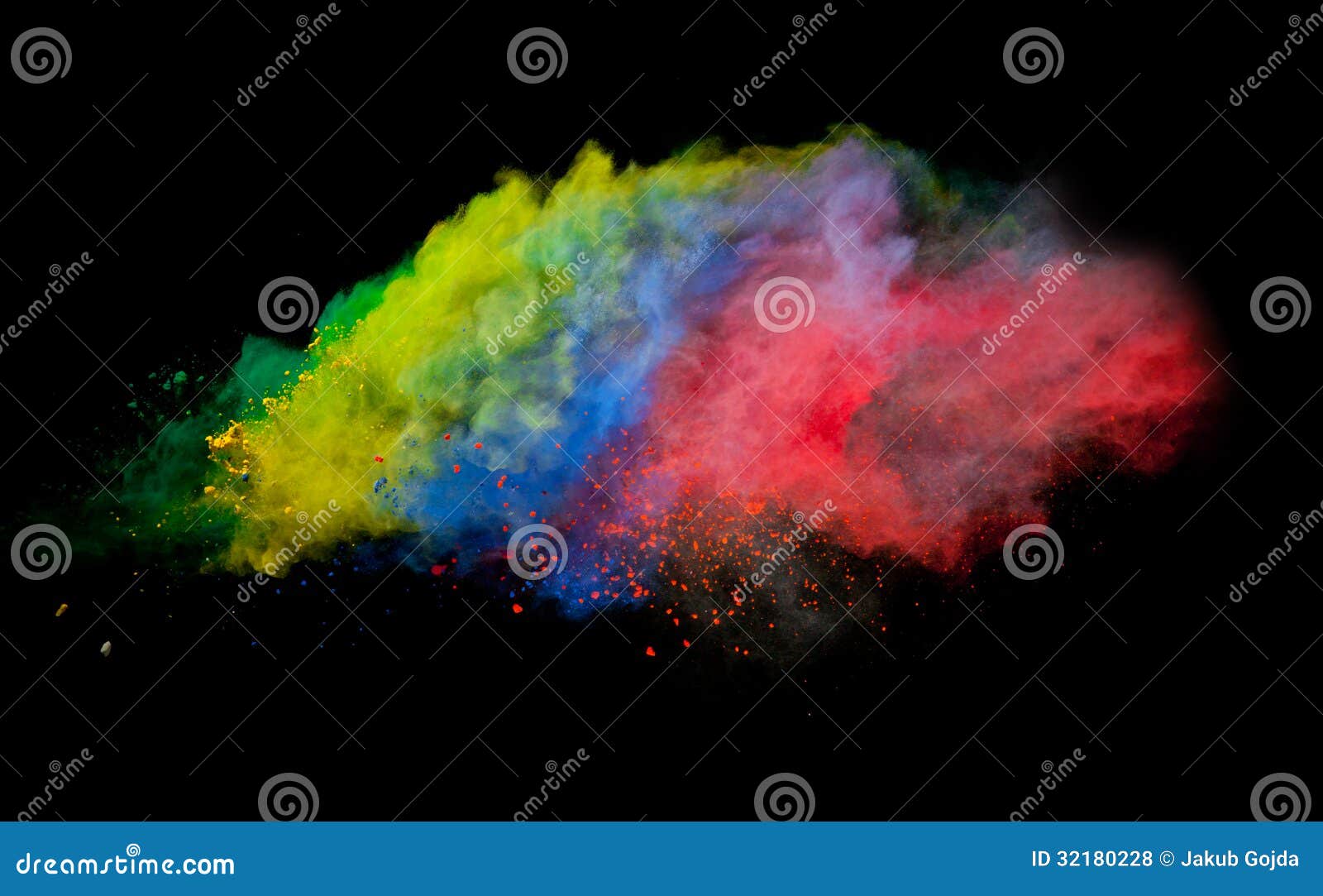 Colored powder stock photo. Image of burst, violet, spray - 32180228