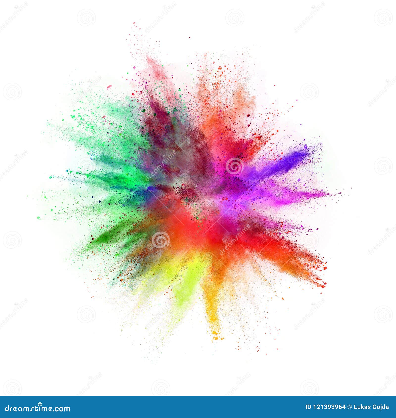 Color Powder Explosion Photography