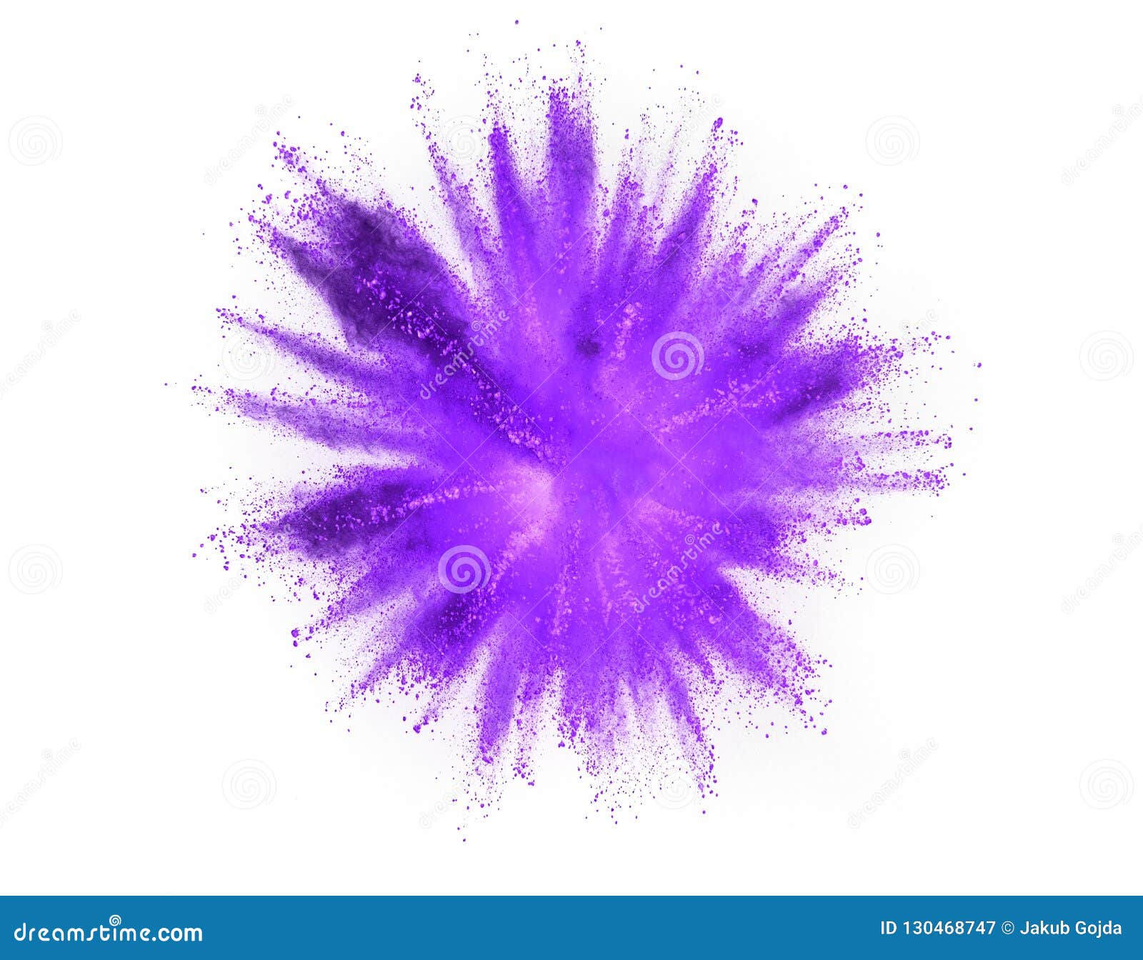 Colored Powder Explosion on White Background Stock Image - Image of ...
