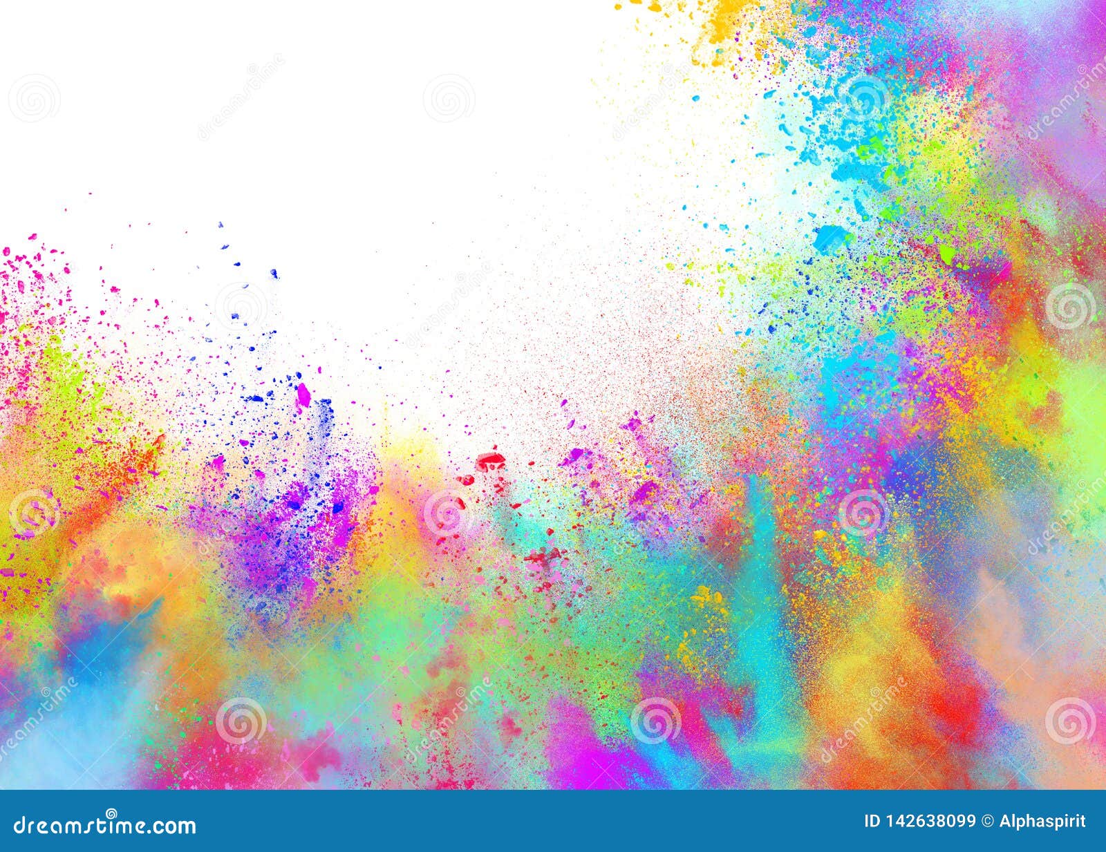 Colored Powders for Spring Holi Color Party Stock Image - Image of ...