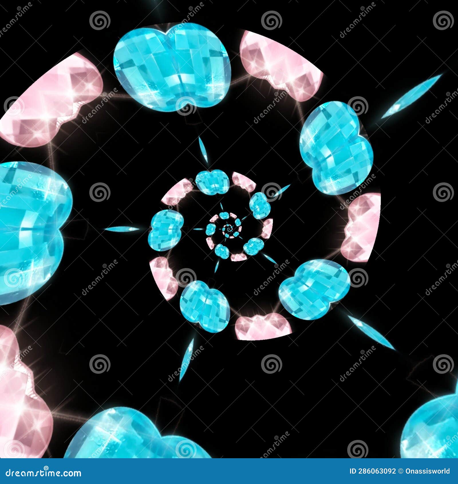 Colored Precious Stones Abstract Background Shapes and Blurs Stock ...