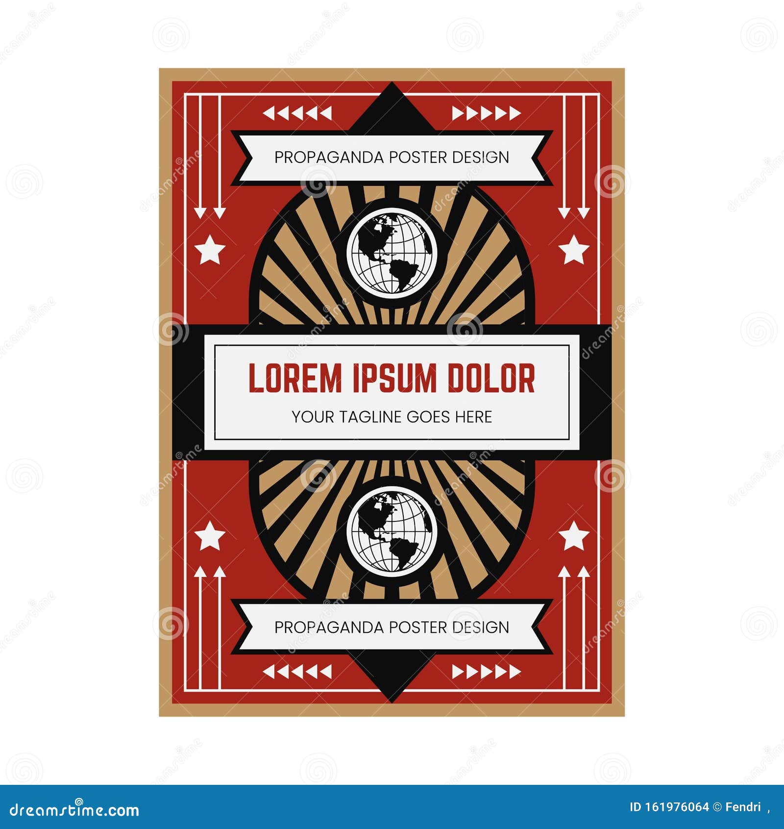 PROPAGANDA POSTER DESIGN TEMPLATE Stock Vector - Illustration of ...