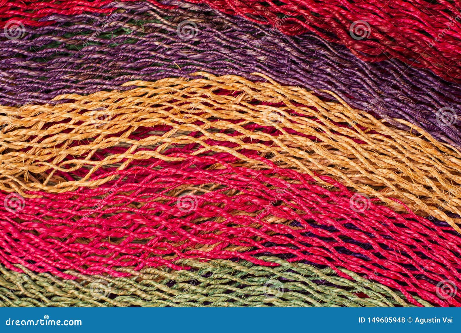 Colored raffia texture stock photo. Image of fiber, close - 149605948