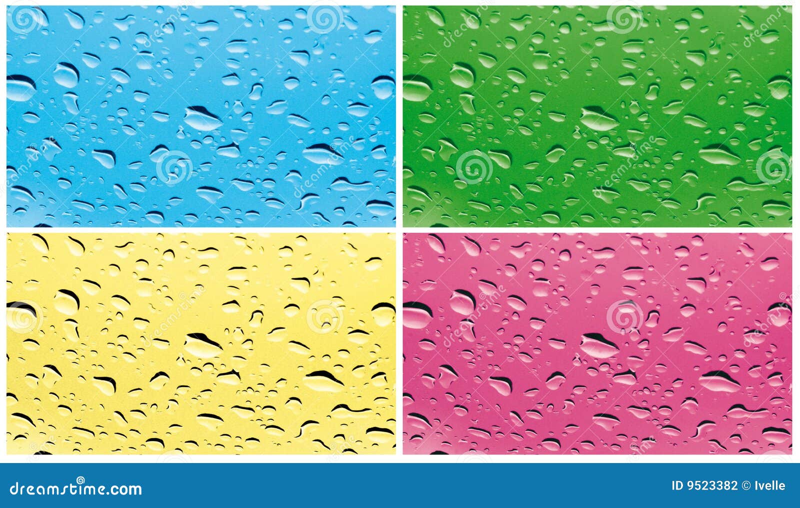 Colored rain on the glass stock photo. Image of refraction - 9523382