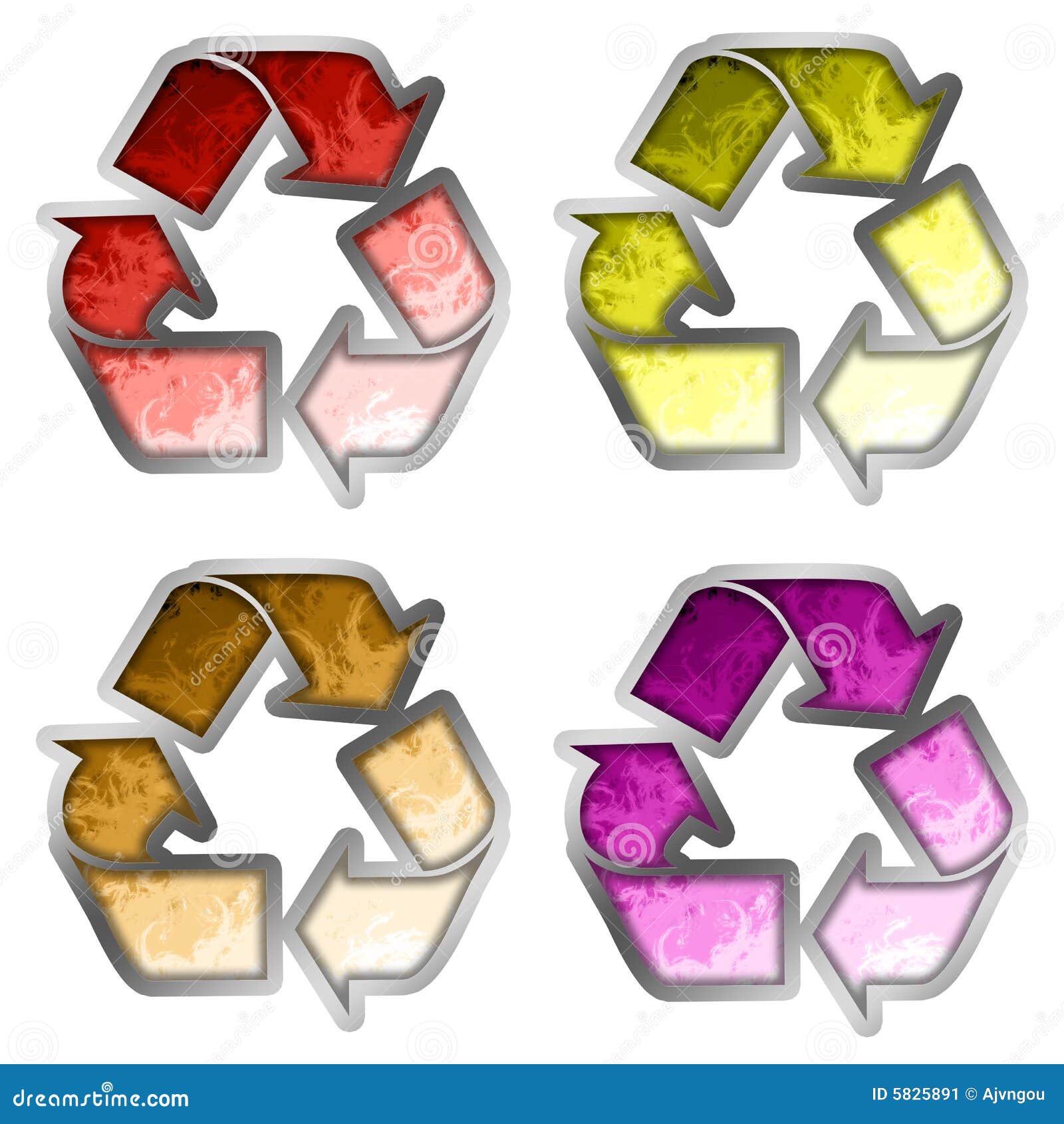 Colored Recycle Symbol Stock Illustrations – 2,833 Colored Recycle ...