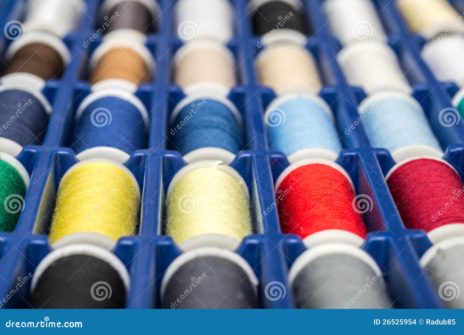 Colored Reels stock photo. Image of assortment, fine - 26525954