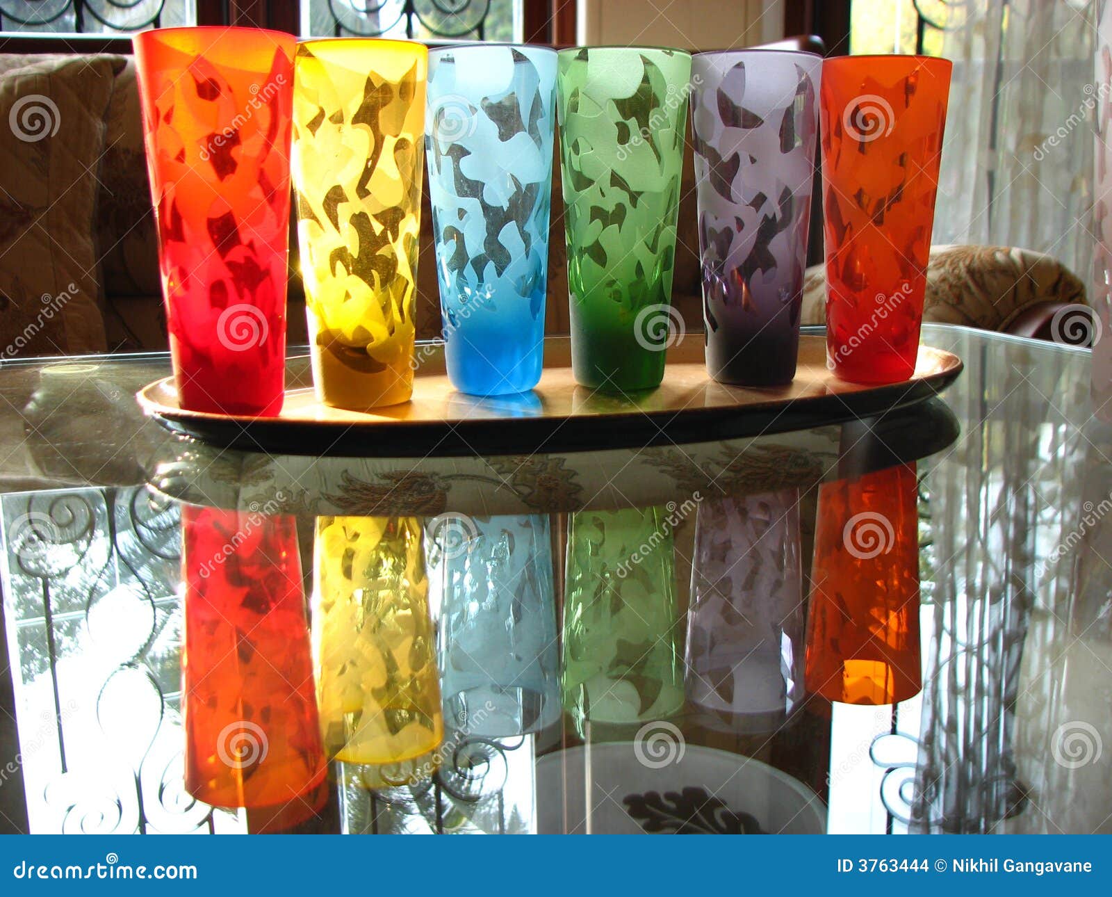 Colored Reflections stock photo. Image of colour, diverse - 3763444