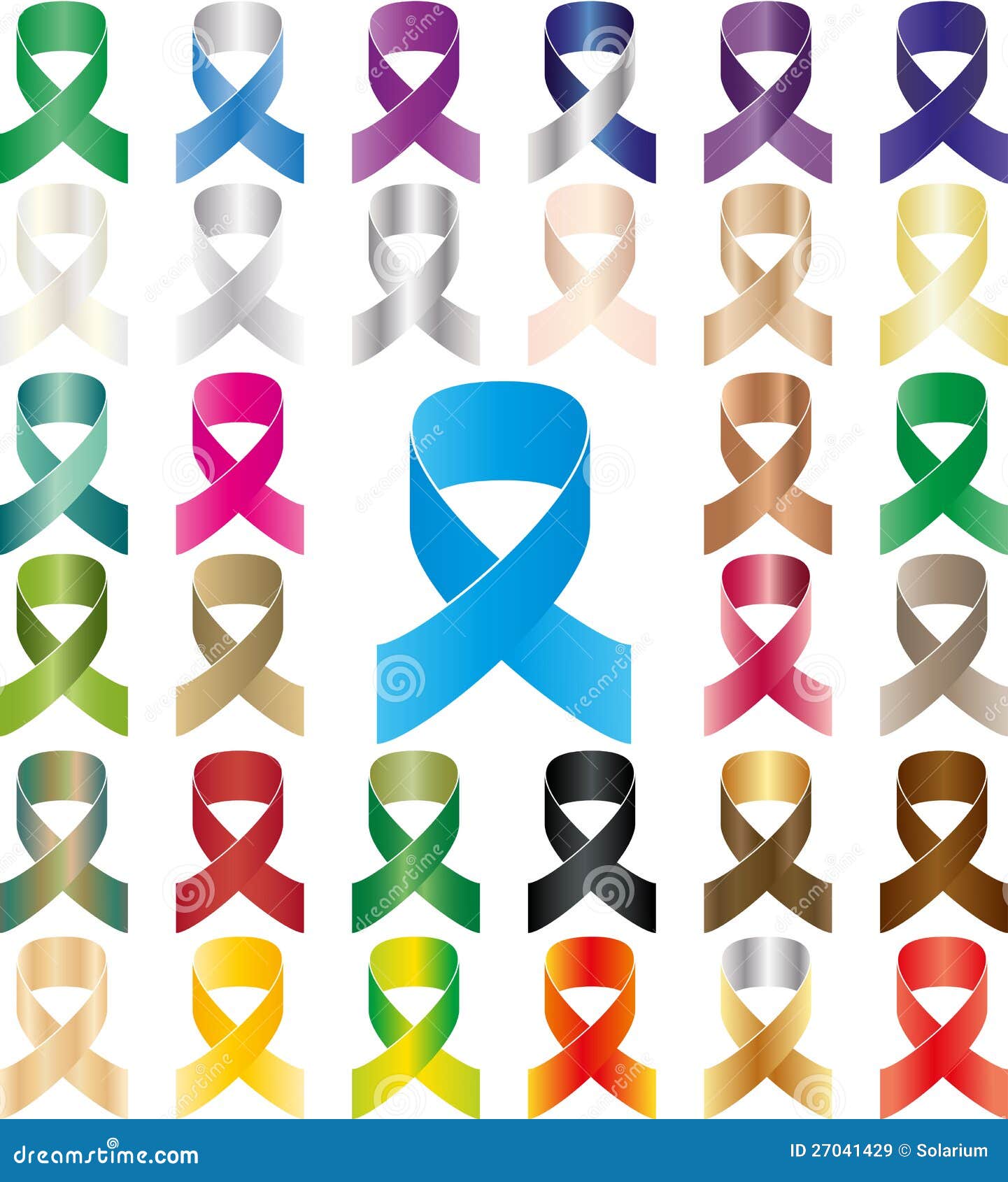 Colored ribbons stock vector. Illustration of border - 27041429