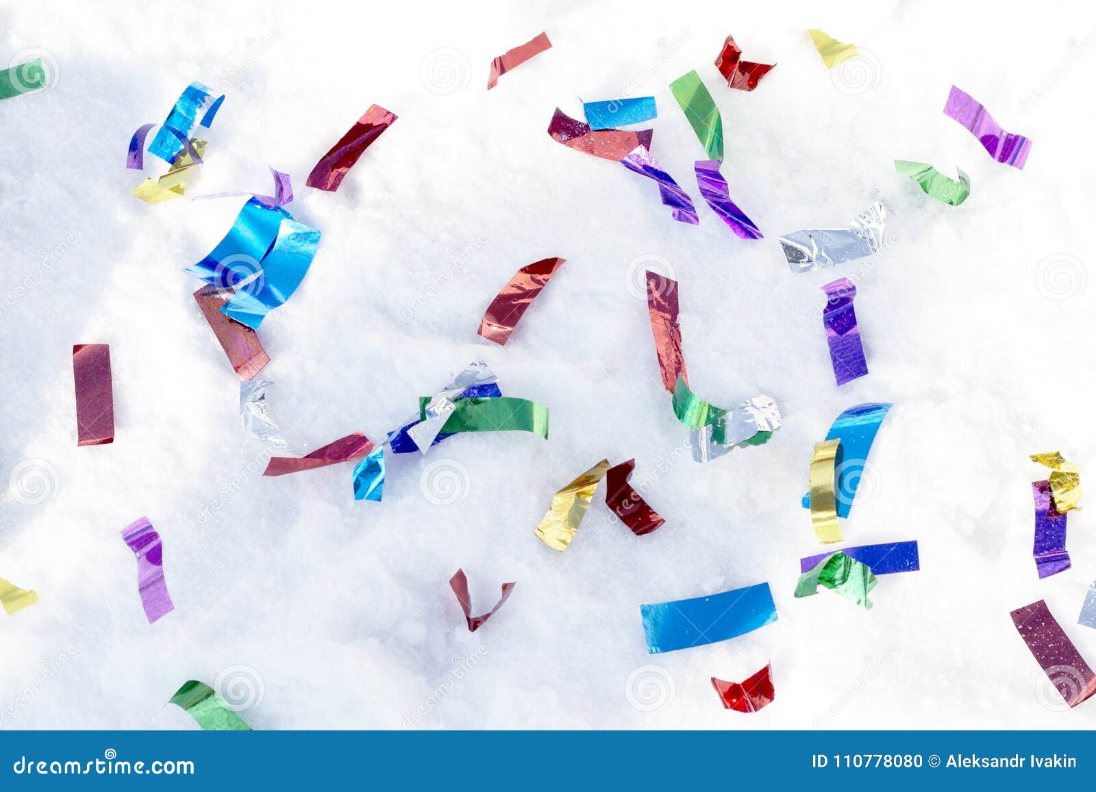 Colored ribbons scattered stock photo. Image of white - 110778080
