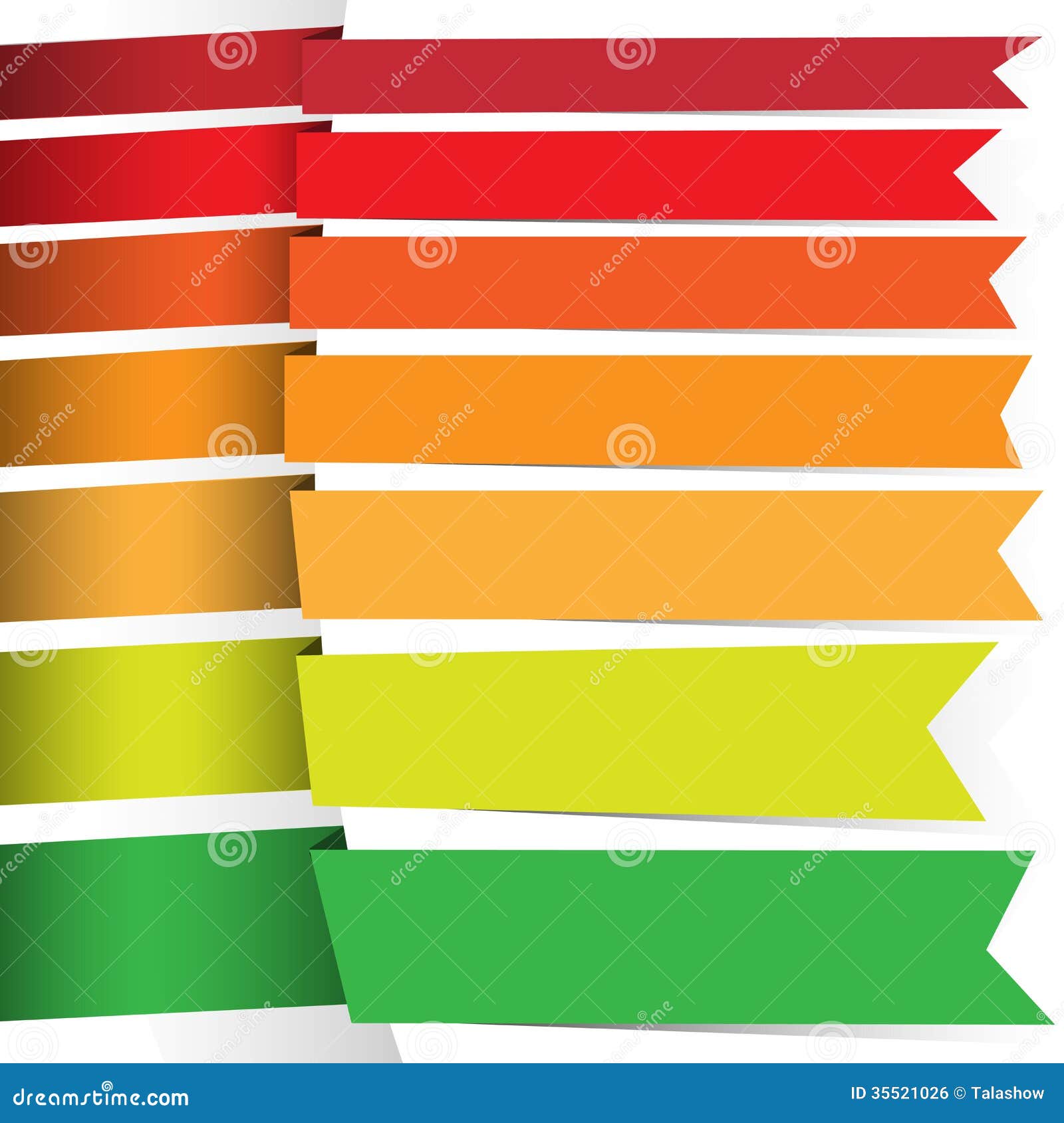 Colored Ribbons for Your Design Stock Vector - Illustration of elegance ...