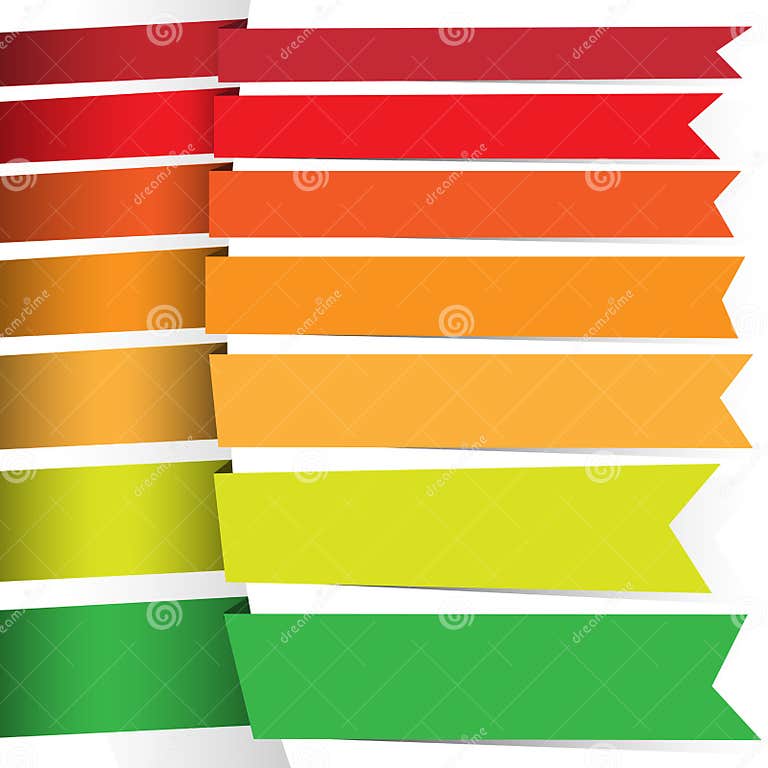 Colored Ribbons for Your Design Stock Vector - Illustration of elegance ...