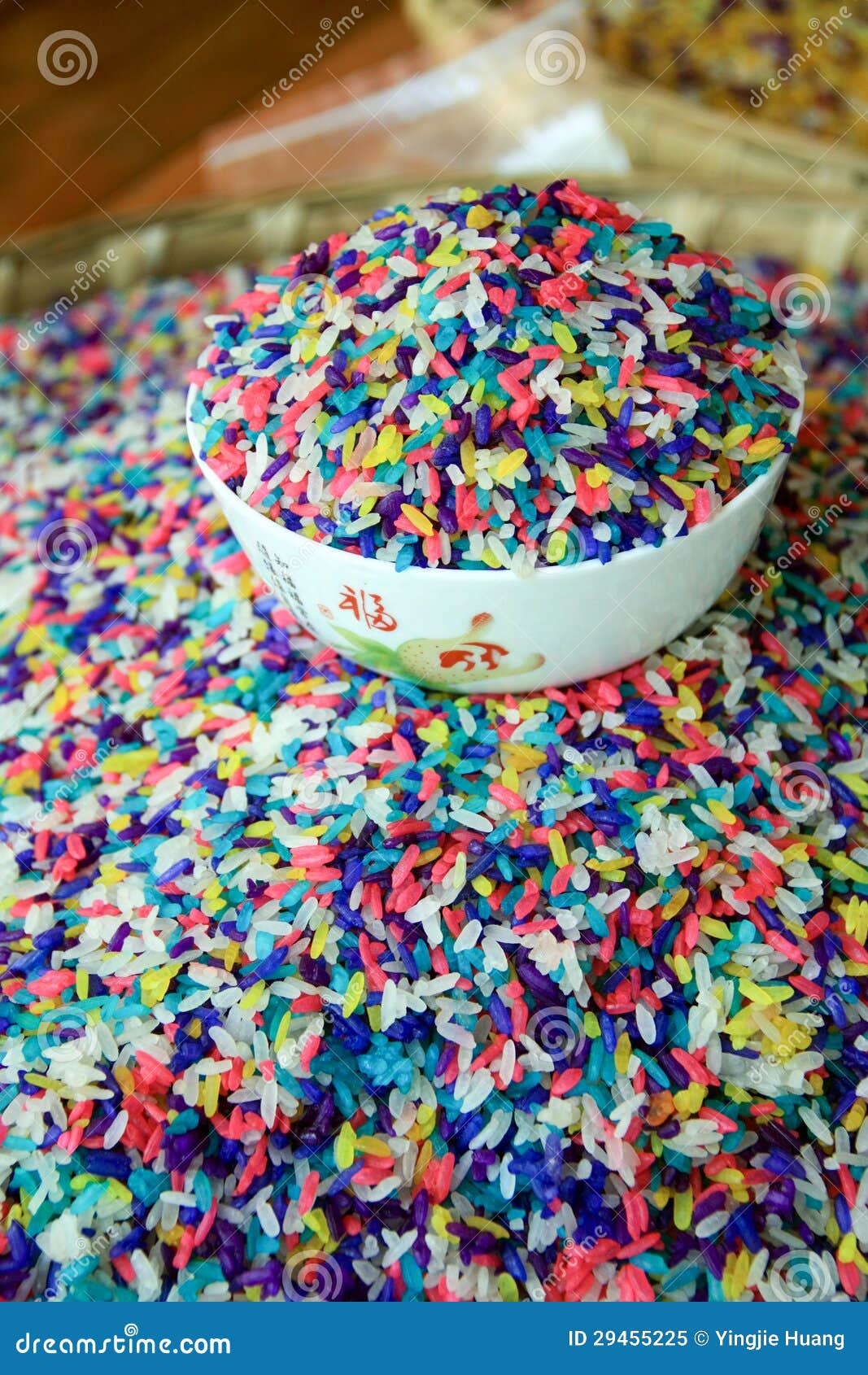 Colored rice stock image. Image of color, snacks, rice - 29455225