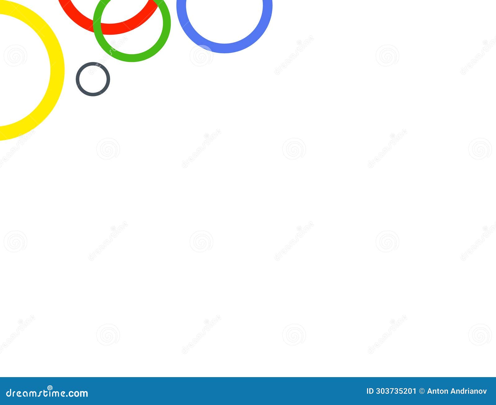 Colored Rings on a White Background. Abstract Multicolored Background ... Colored Rings on a White Background. Abstract Multicolored Background ...