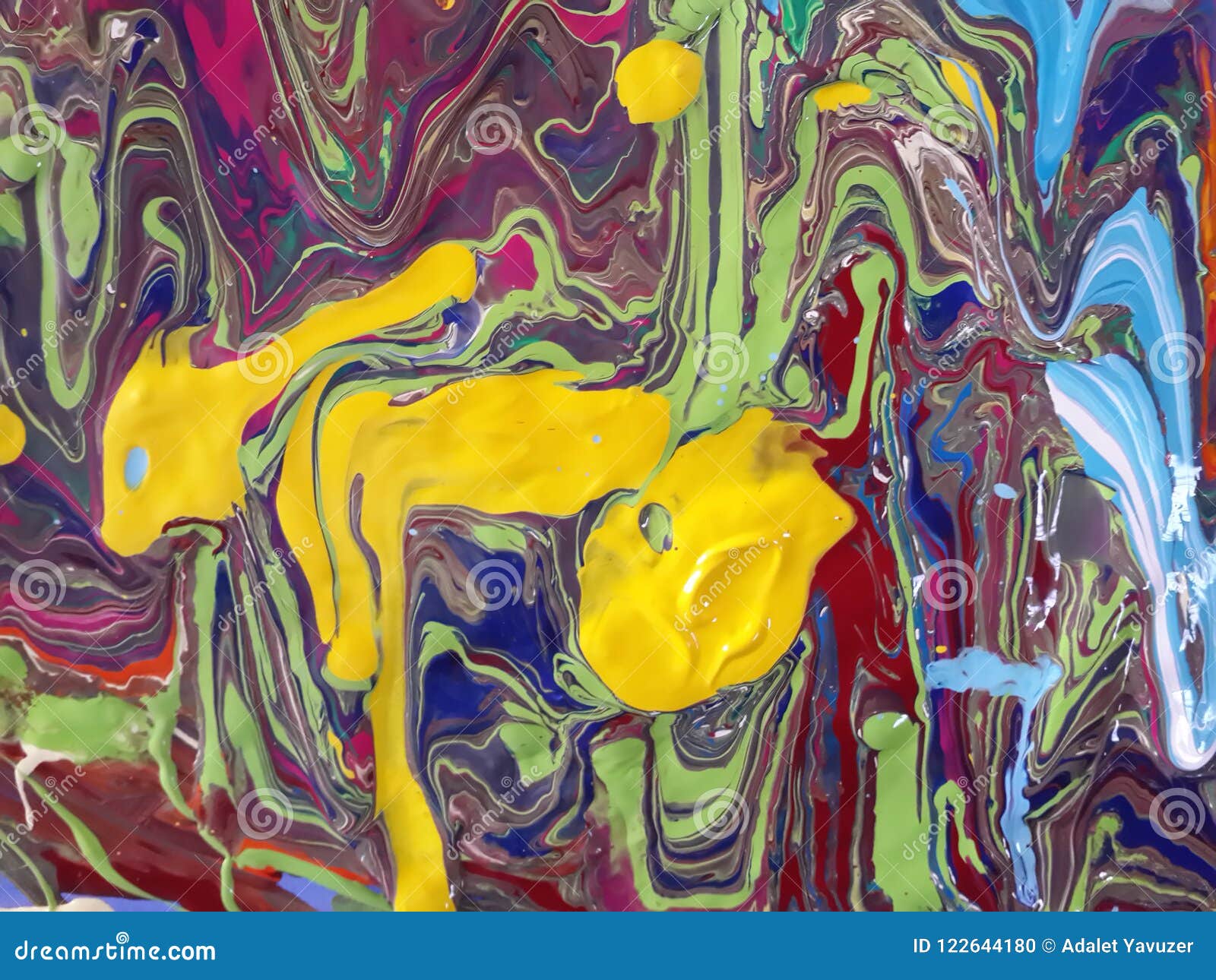 Colored river design stock photo. Image of handpaintings - 122644180