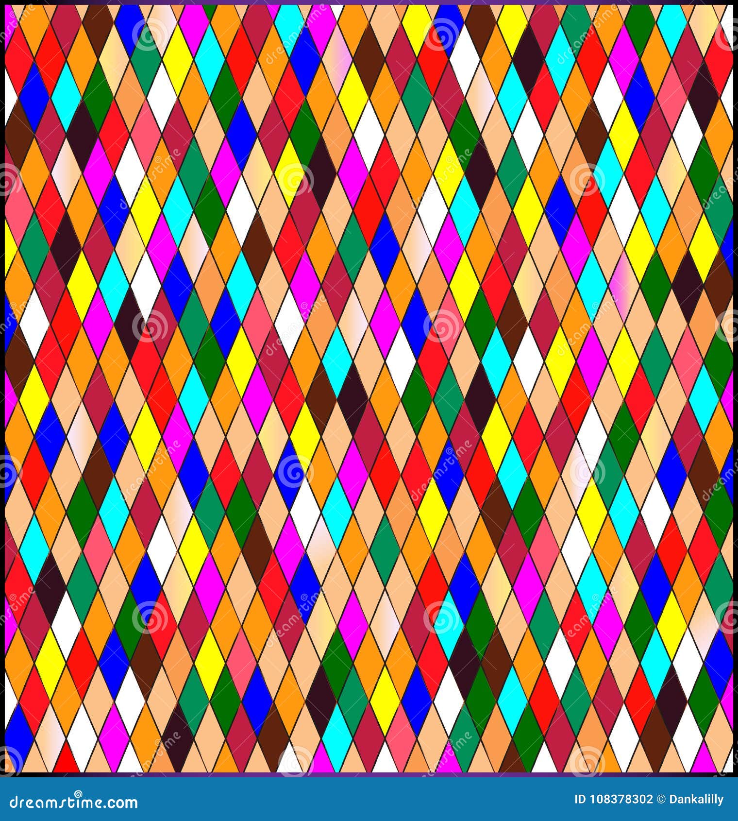 Colored Romb Background Frame Stock Vector - Illustration of frame ...