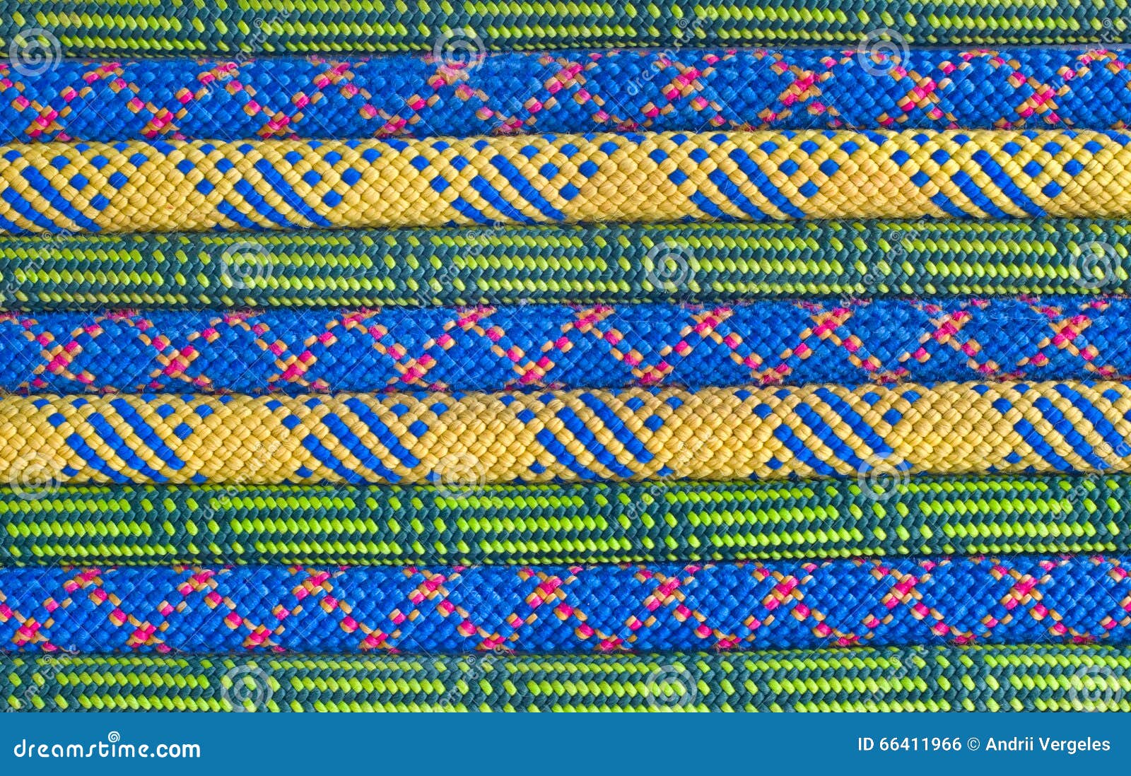 Colored Rope Line for Climbing Stock Photo - Image of safety, tool ...