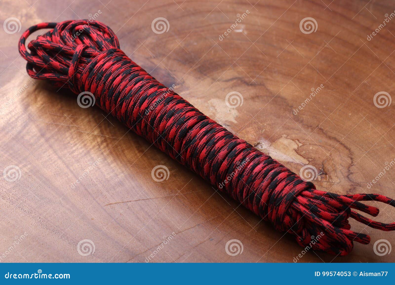 Colored Rope Parachute Cord Stock Image - Image of colorful, cable ...