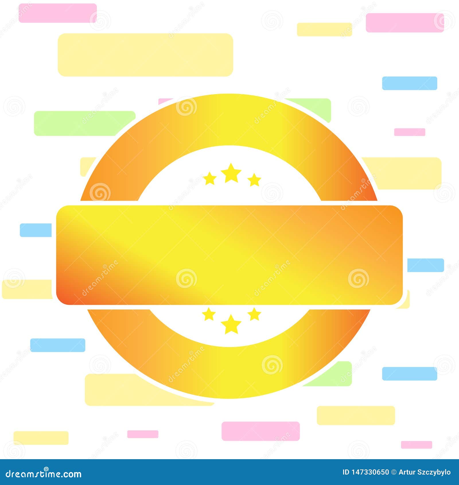 Rectangular Text Box. Vector Black Oil Stains Isolated On White. Hand ...