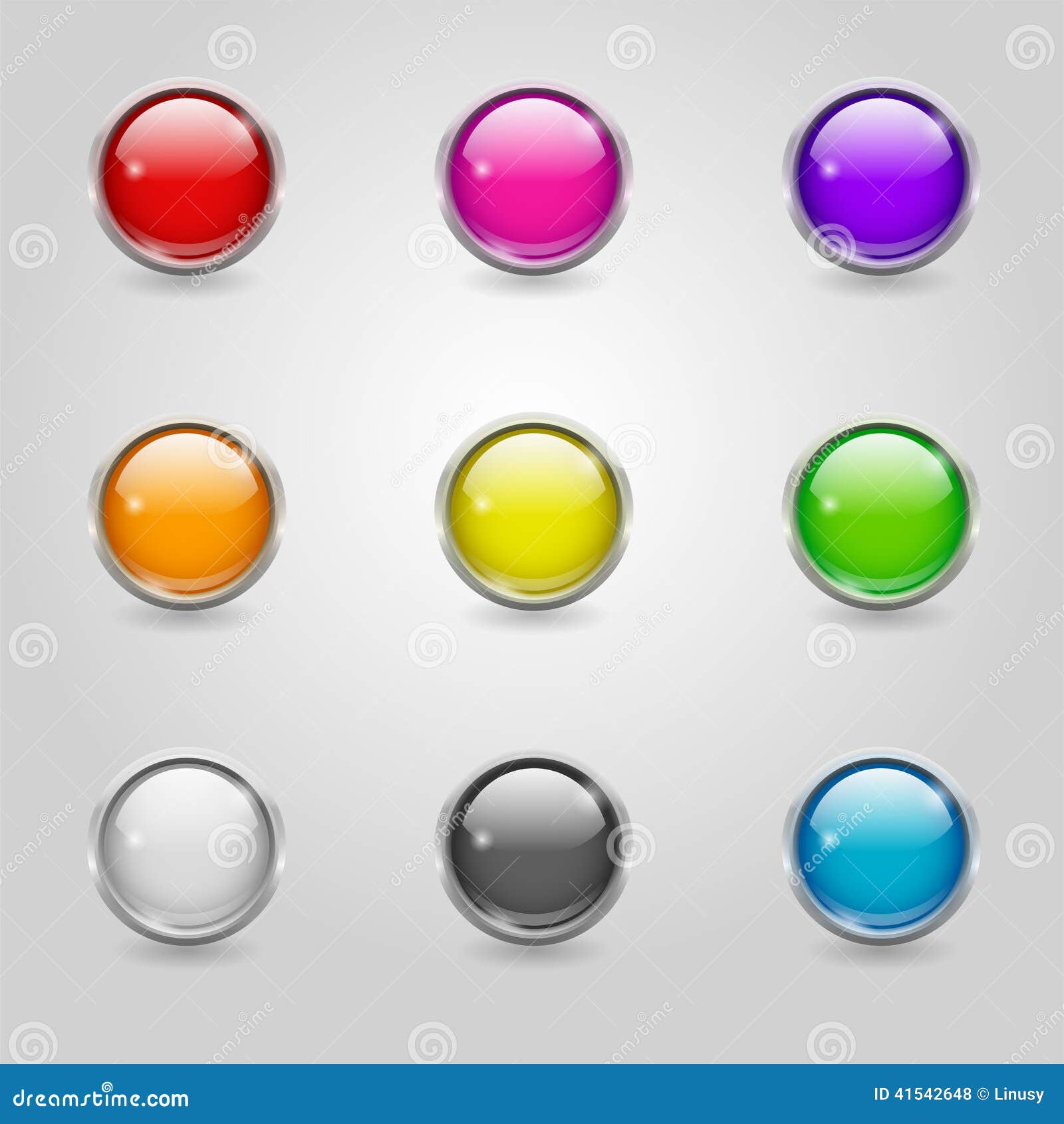 Colored round web buttons stock vector. Illustration of green - 41542648 Colored round web buttons stock vector. Illustration of green - 41542648
