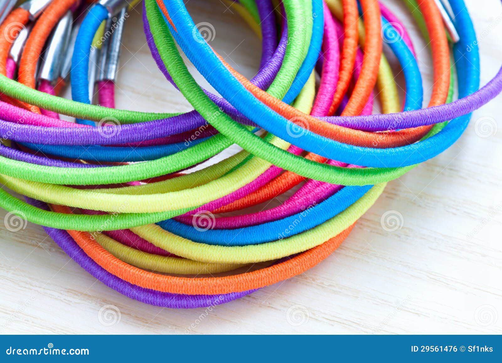 Colored rubber bands stock photo. Image of number, pile - 29561476