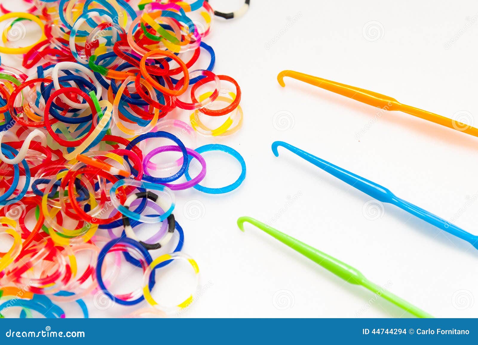 Colored rubber bands stock photo. Image of rubber, tighten - 44744294