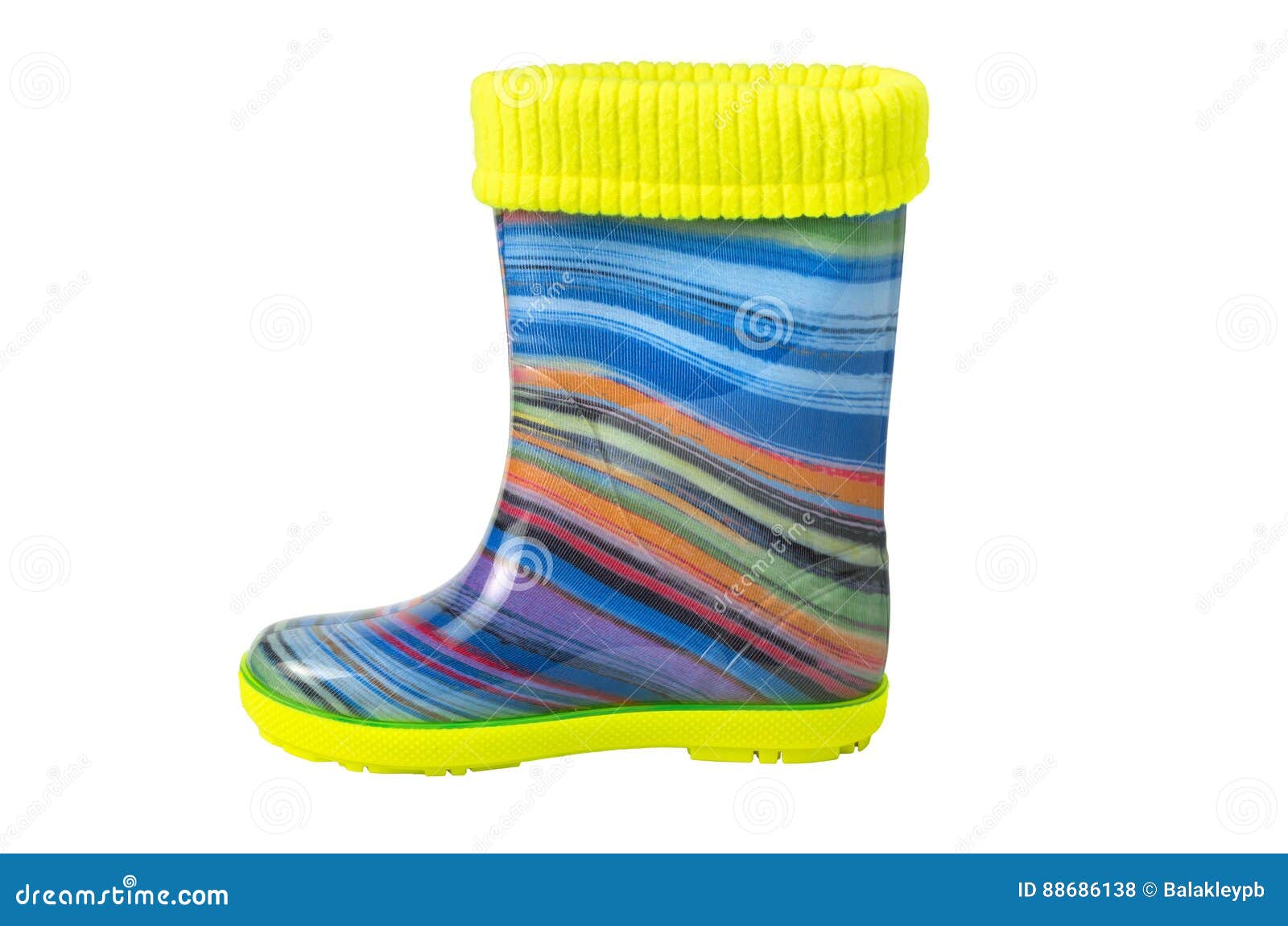 Colored rubber boot stock photo. Image of classic, little - 88686138