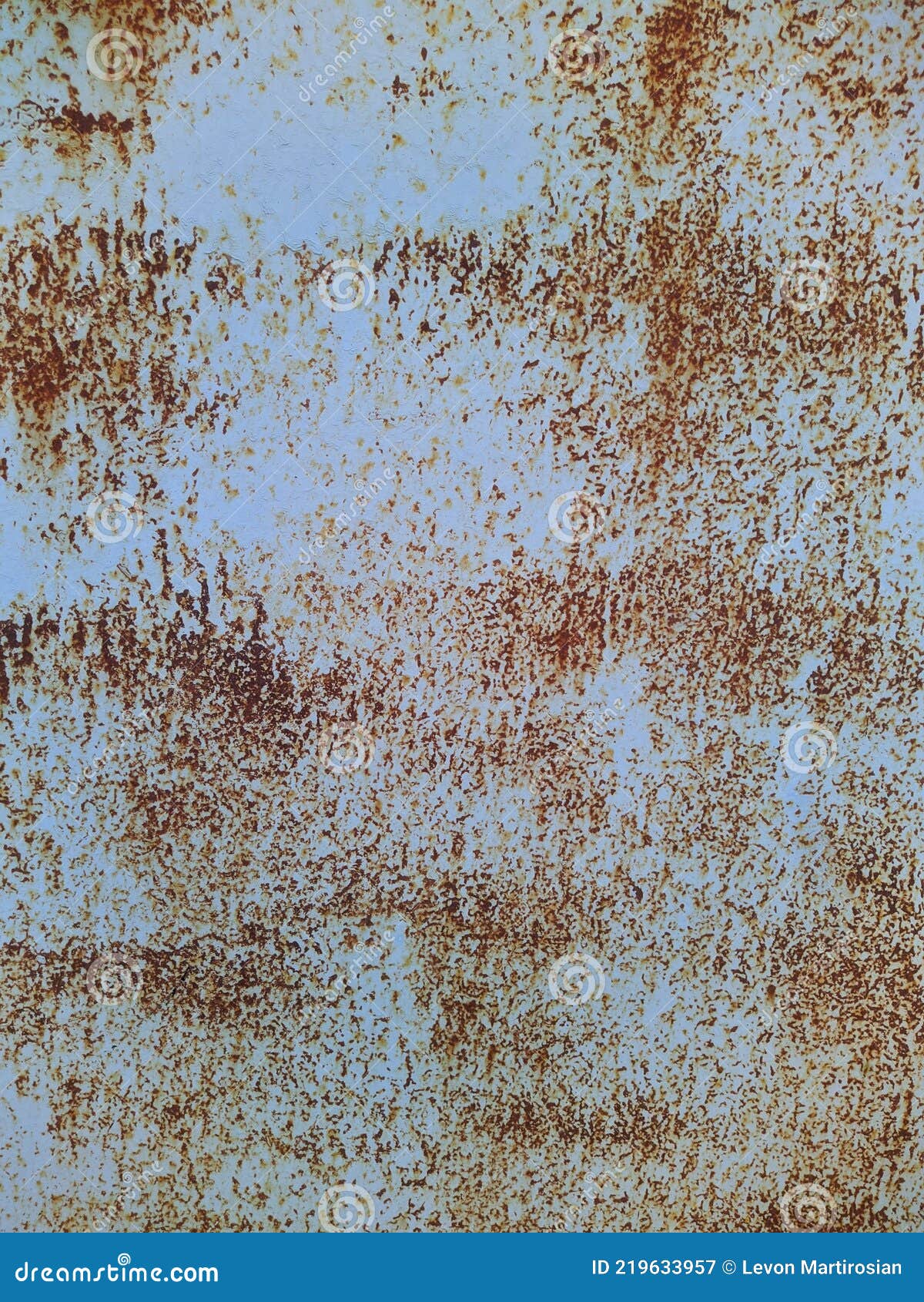 Colored Rusty Stained Metal Wall Texture Pattern Stock Image - Image of ...