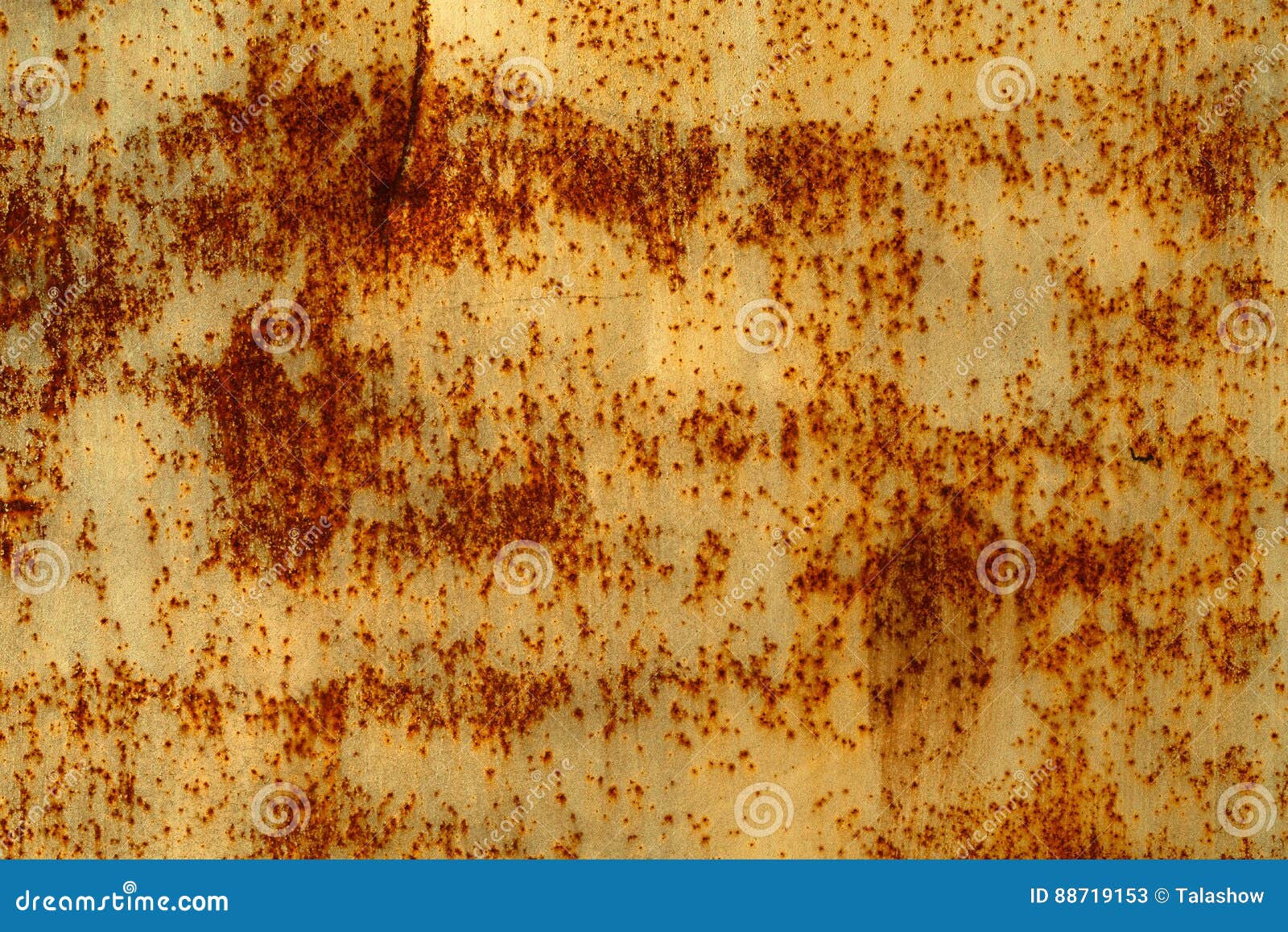 Colored Rusty Stained Metal Wall Texture Pattern. Stock Image - Image ...