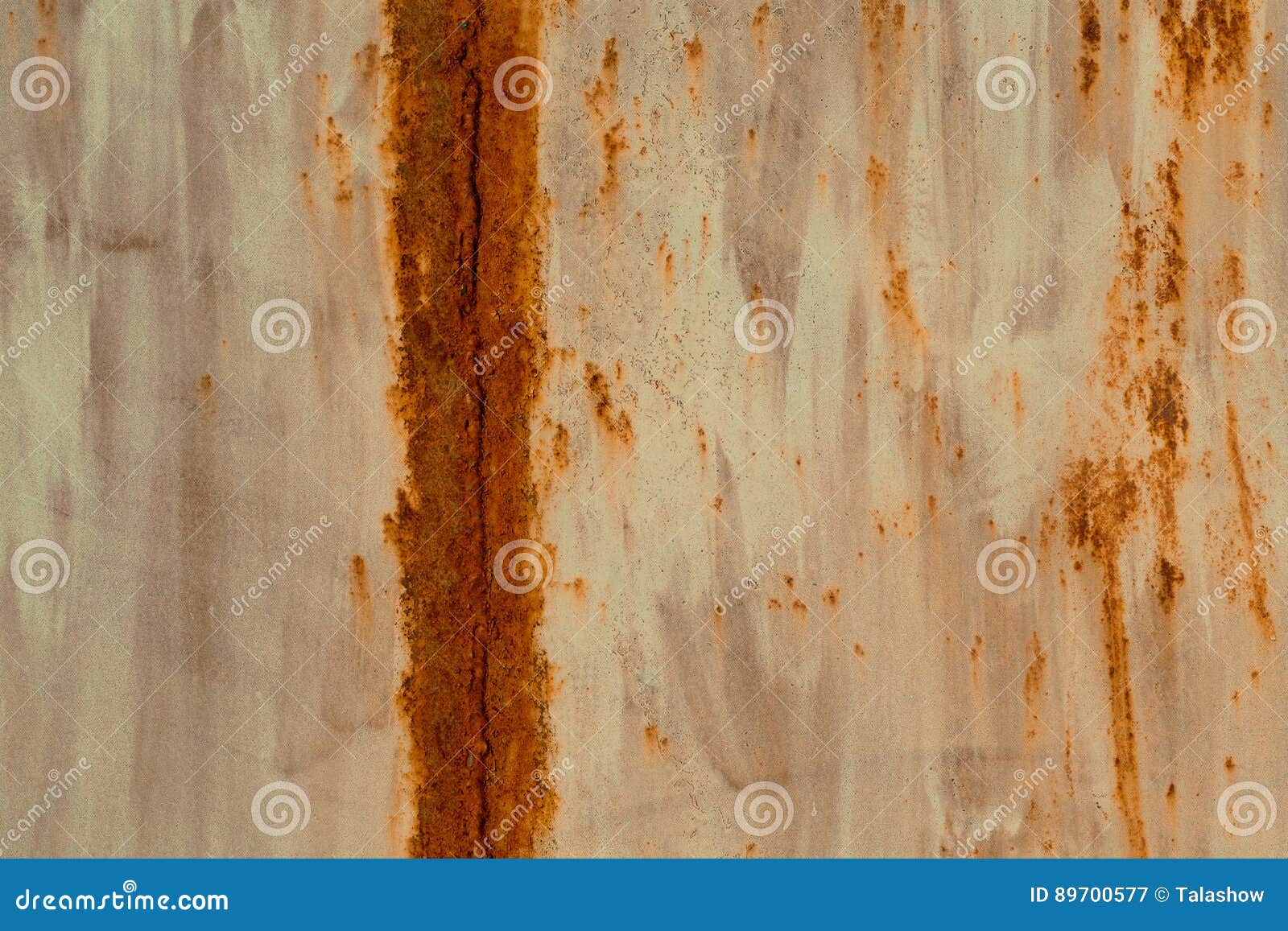 Colored Rusty Stained Metal Wall Texture Pattern. Stock Image - Image ...
