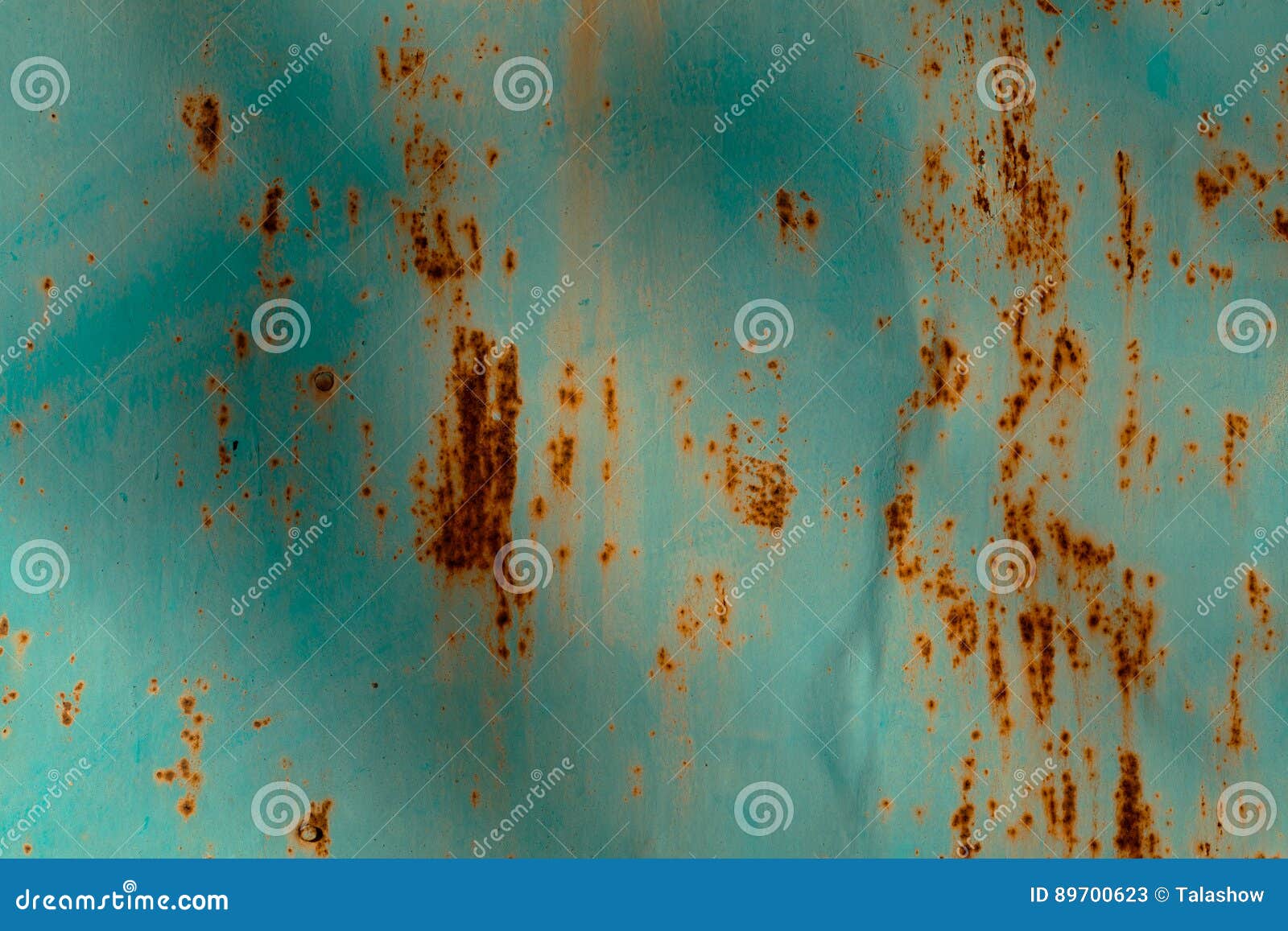 Colored Rusty Stained Metal Wall Texture Pattern. Stock Image - Image ...