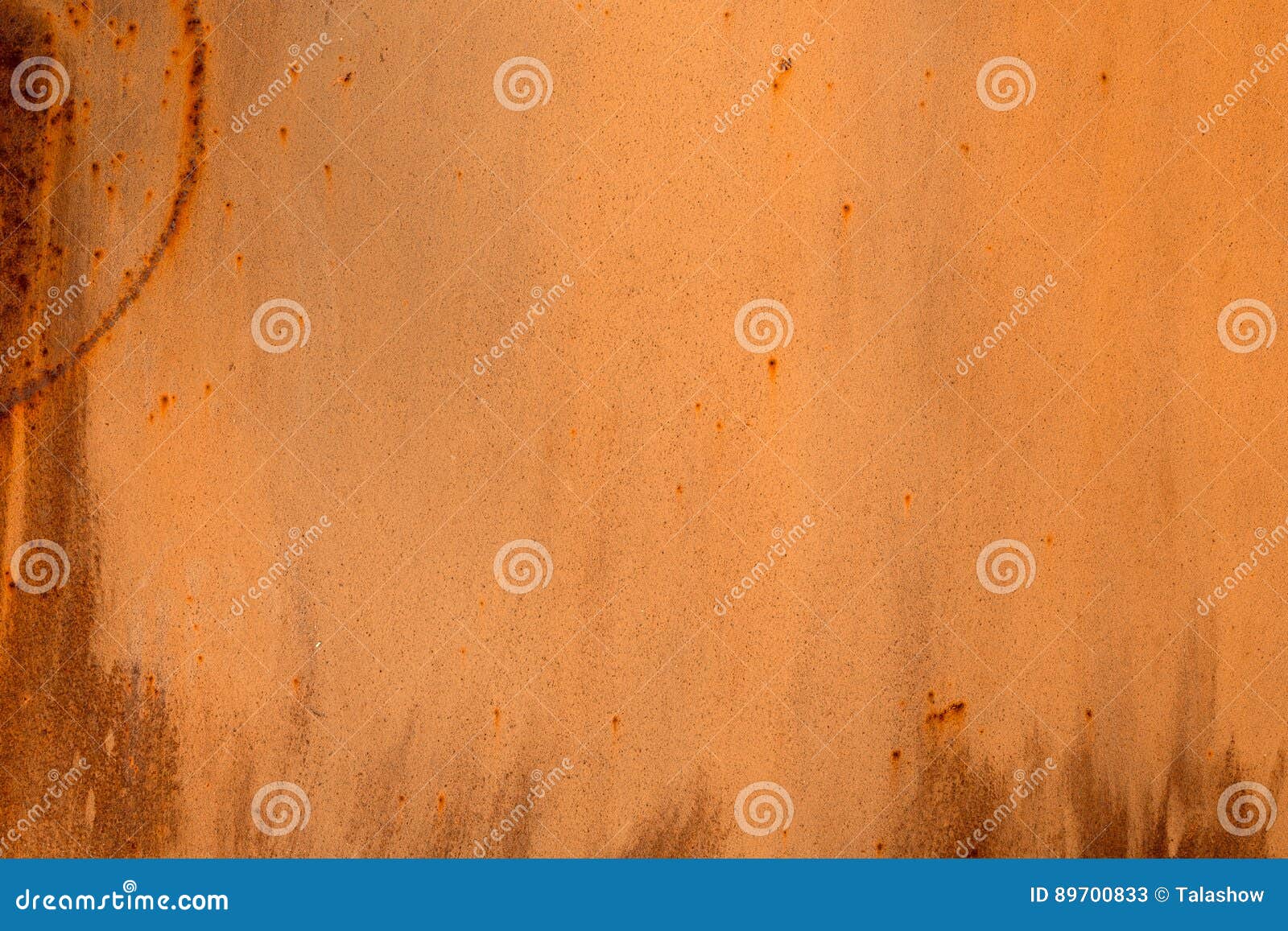 Colored Rusty Stained Metal Wall Texture Pattern. Stock Image - Image ...