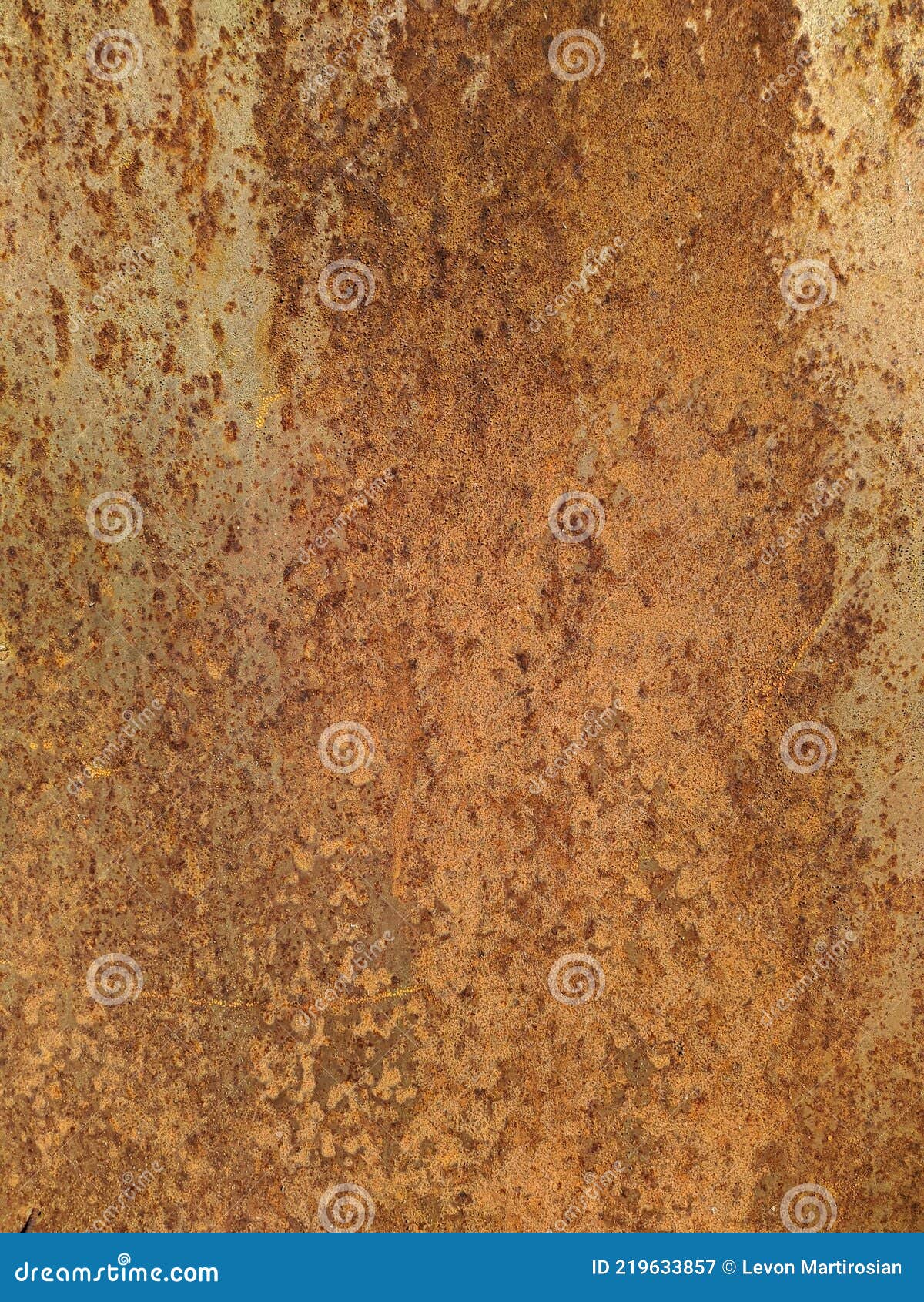 Colored Rusty Stained Metal Wall Texture Pattern Stock Image - Image of ...
