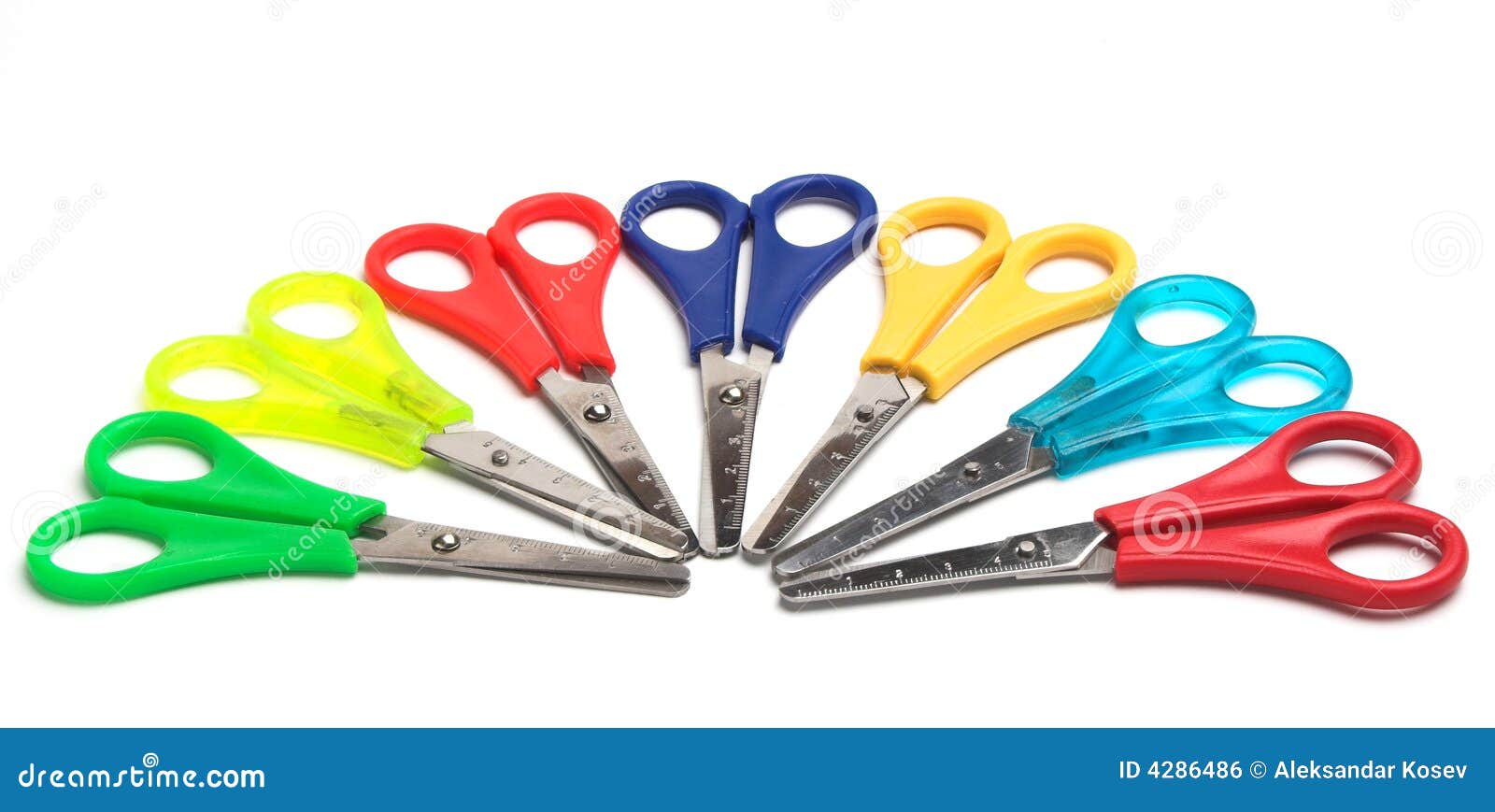 Colored scissors stock photo. Image of sharp, utensil - 4286486