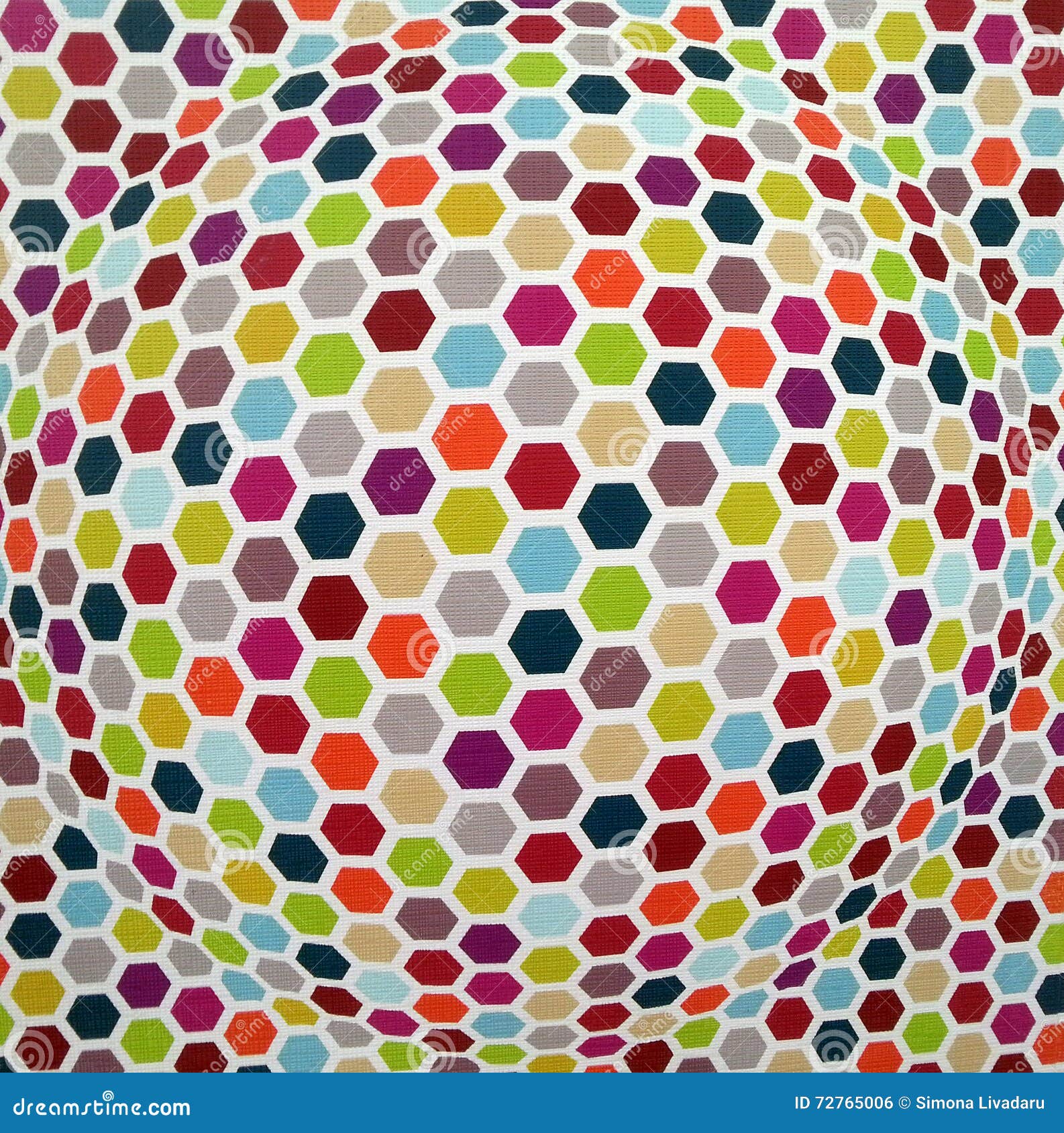 Colored Seamless Hexagonal Pattern Stock Photo - Image of geometric ...