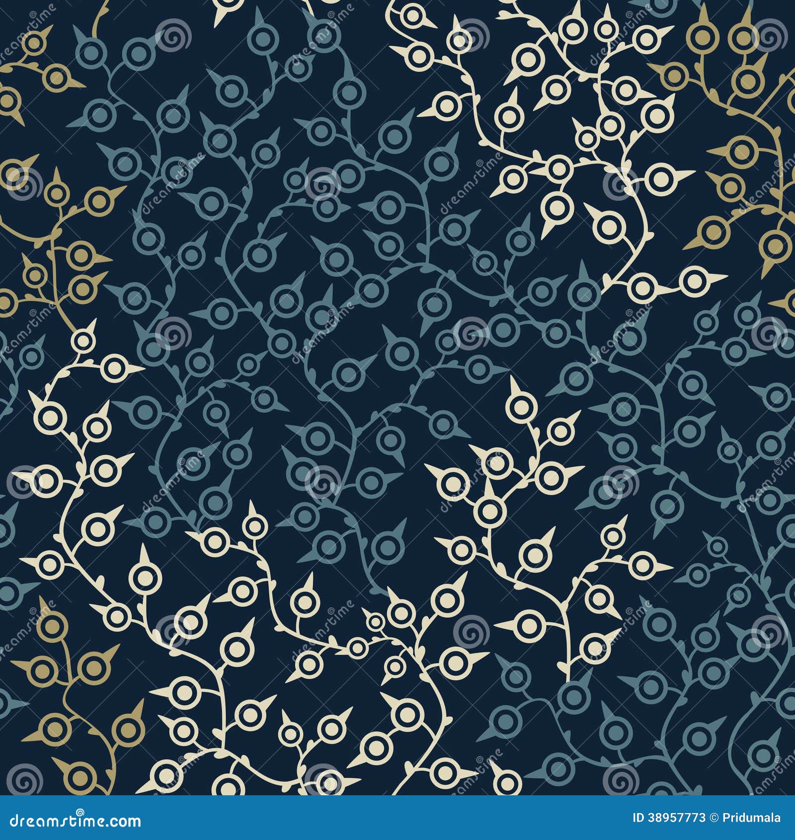 Colored seamless pattern stock vector. Illustration of abstract - 38957773