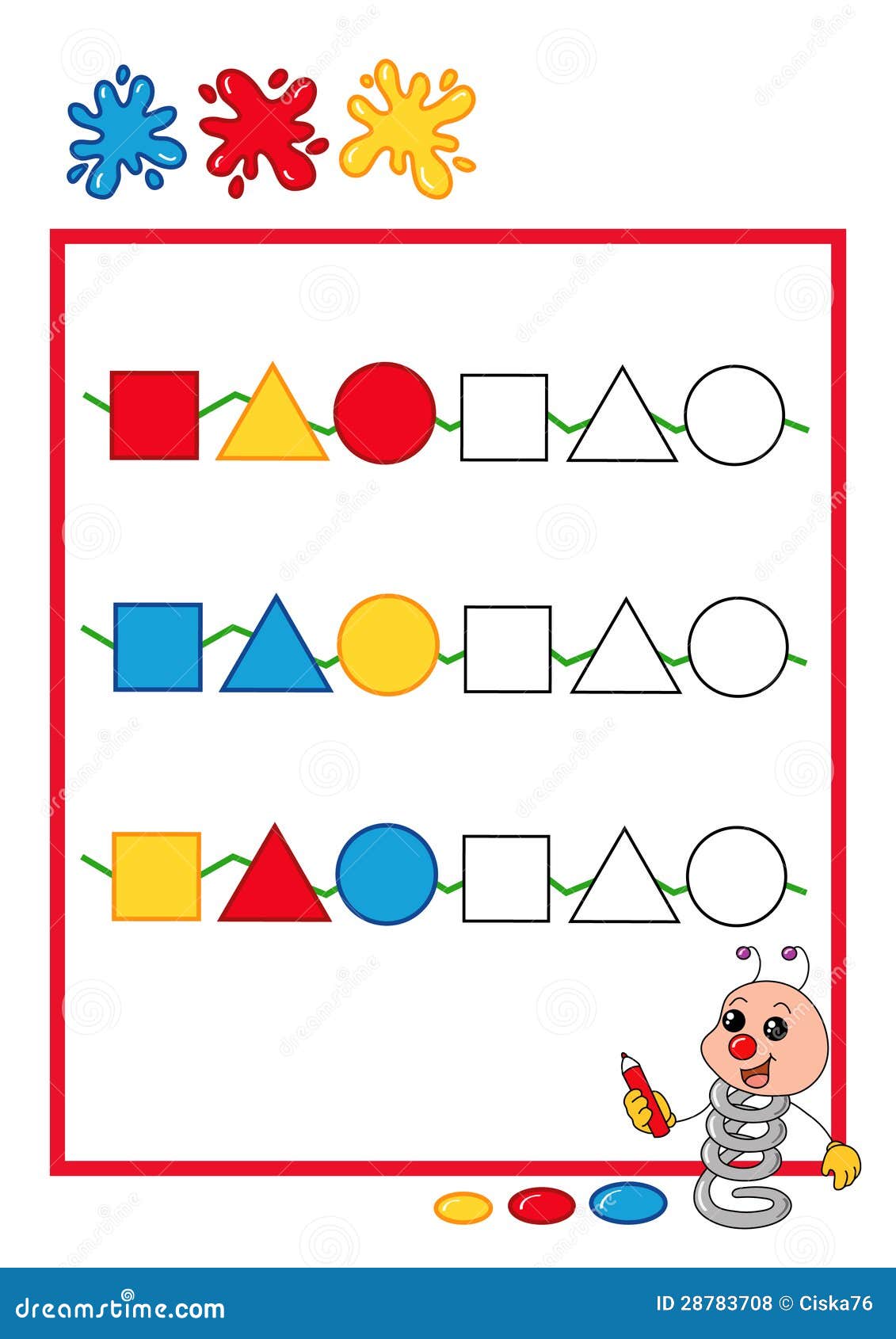 Colored Sequence, Leaf Stock Illustration | CartoonDealer.com #29594722