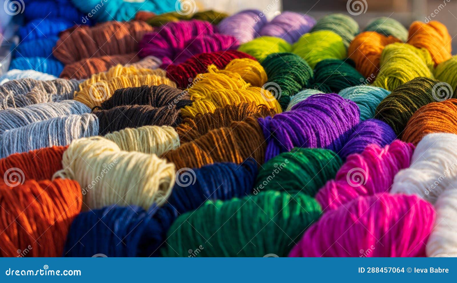 Colored Sheep Wool Yarn for Knitting Stock Photo - Image of wool, brown ...
