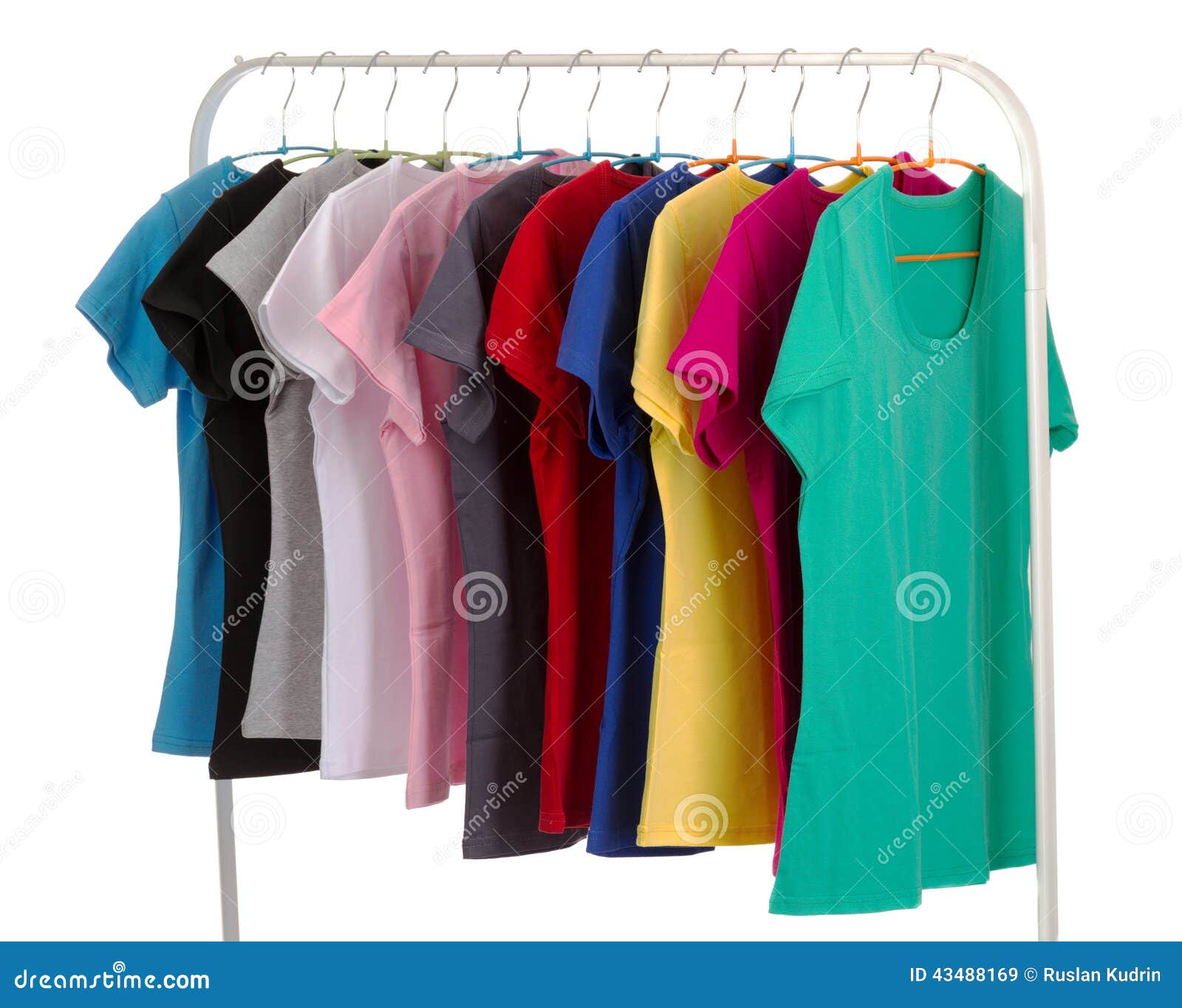 Colored shirts stock image. Image of garment, clothes - 43488169