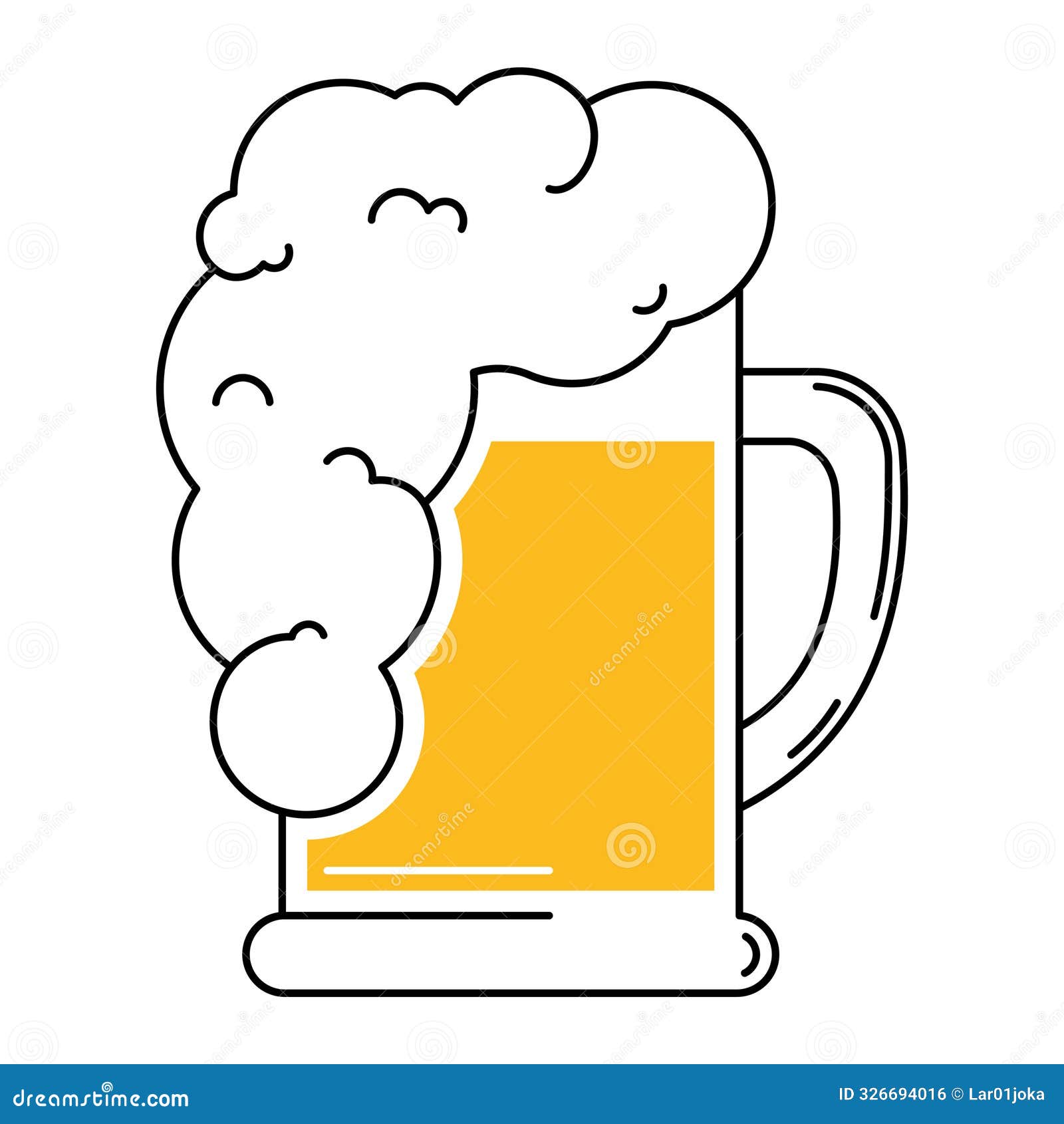 Colored Sketch of a Beer Barrel Vector Stock Illustration ...