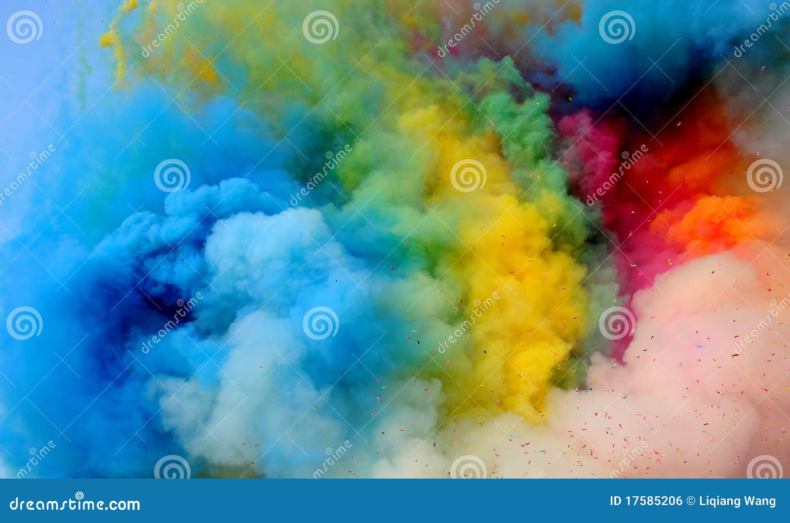 Colored smoke stock photo. Image of smoke, design, color - 17585206